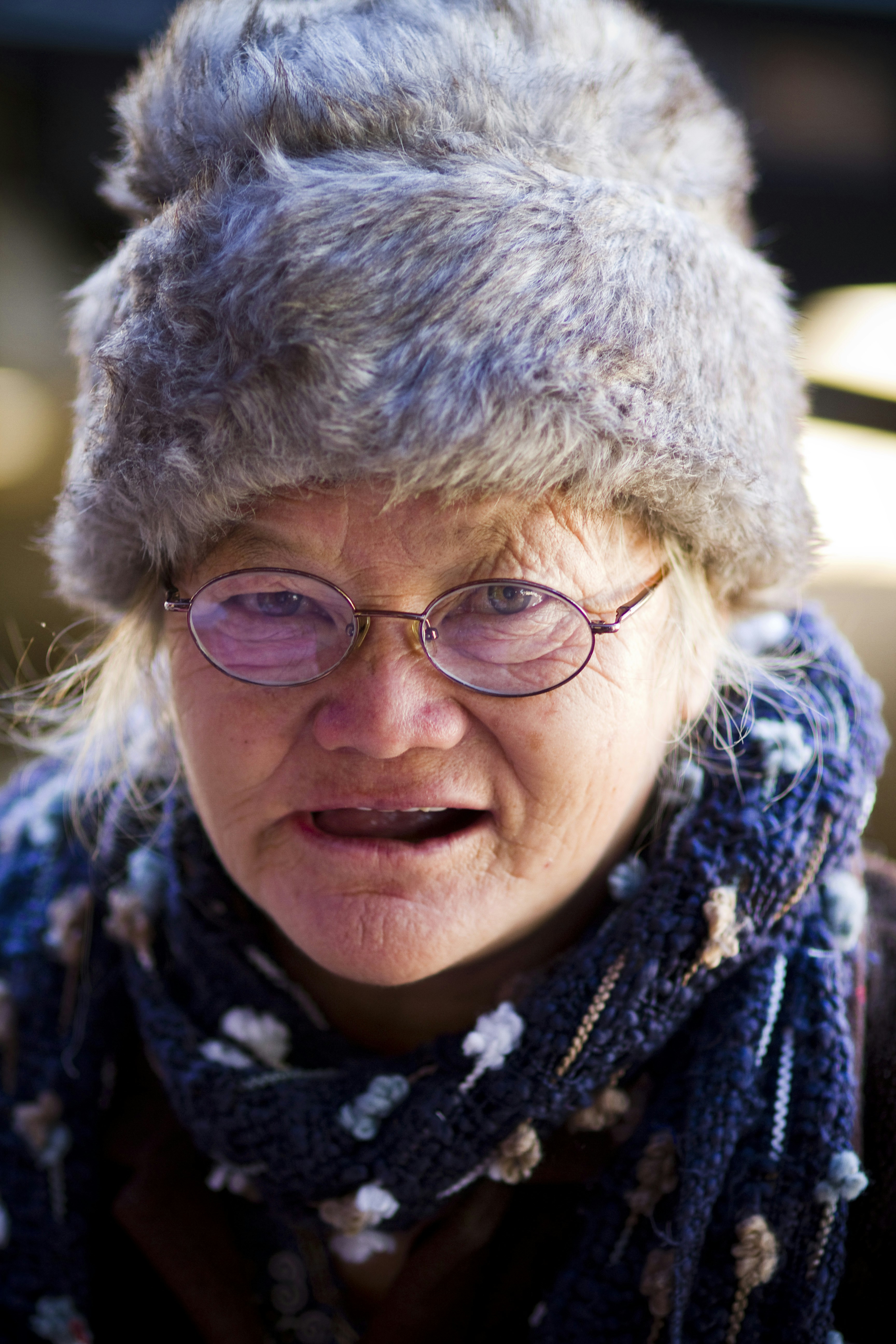 Selective focus photography of woman wearing scarf and knit cap photo ...