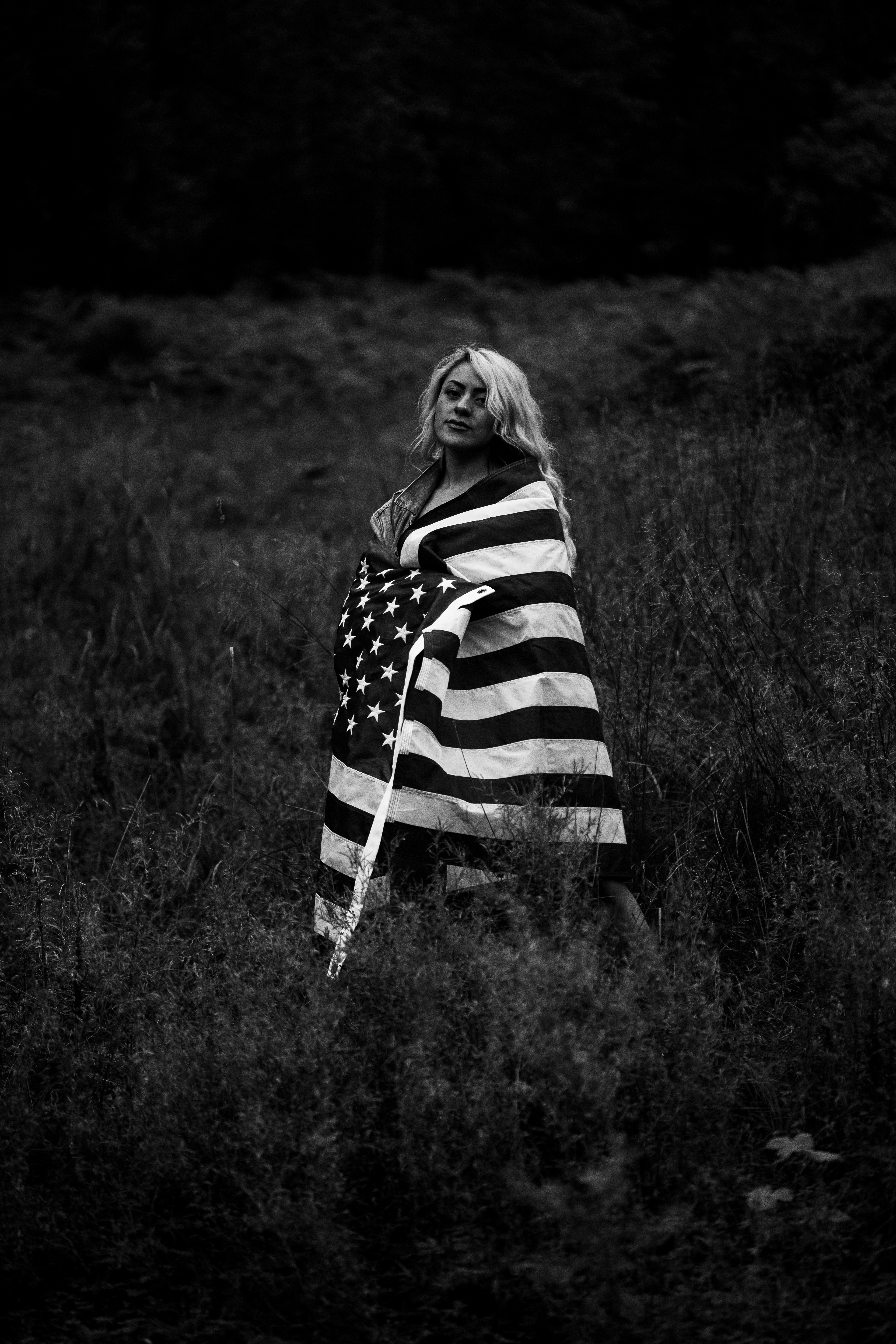 Black And White American Flag Tumblr