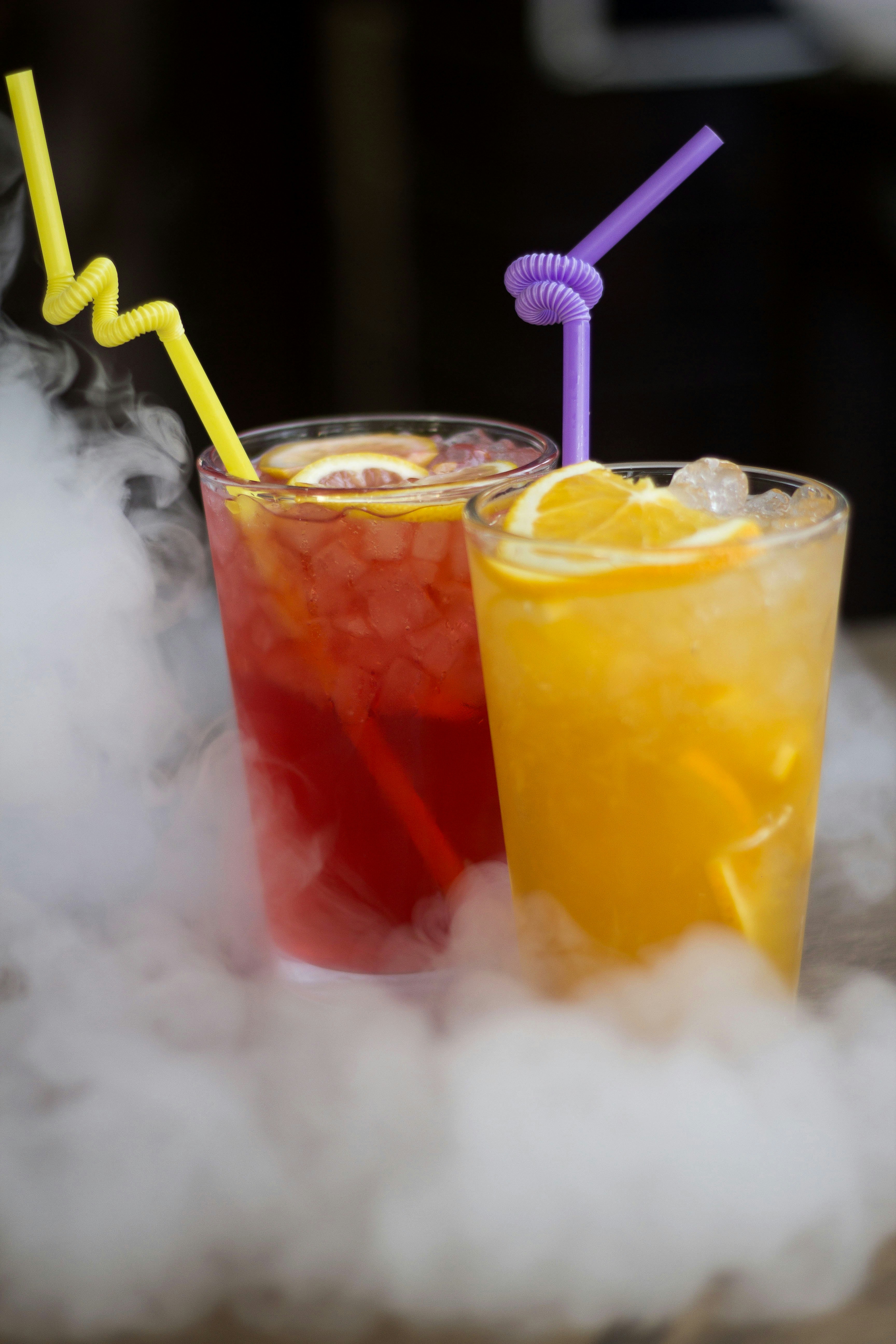 Mist-Kissed Citrus Duo in Frosted Glasses