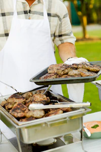 Parkside Grillmaster: A Tray of Charred Delights in Summer Light