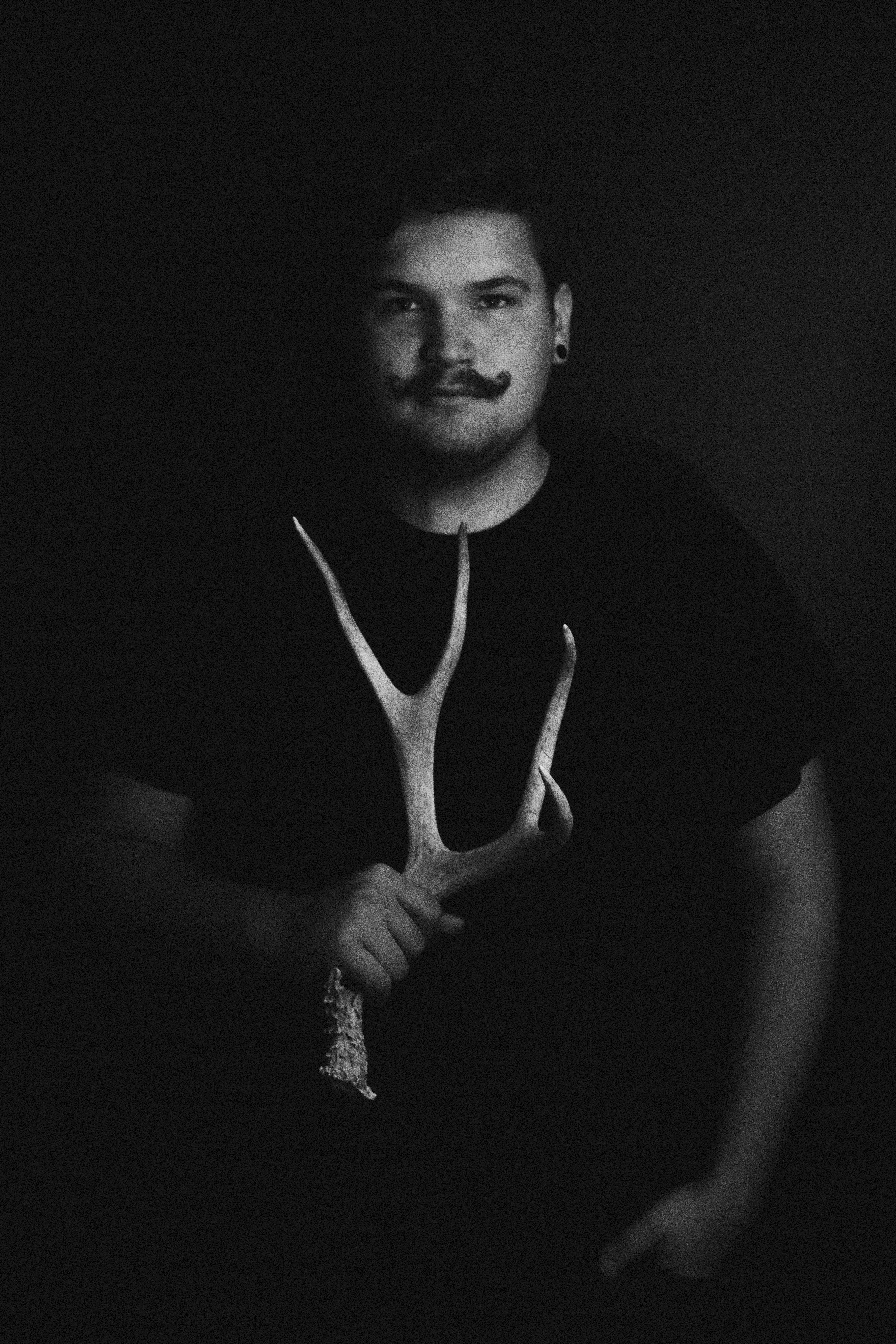 Grayscale photo of man photo – Free Black Image on Unsplash