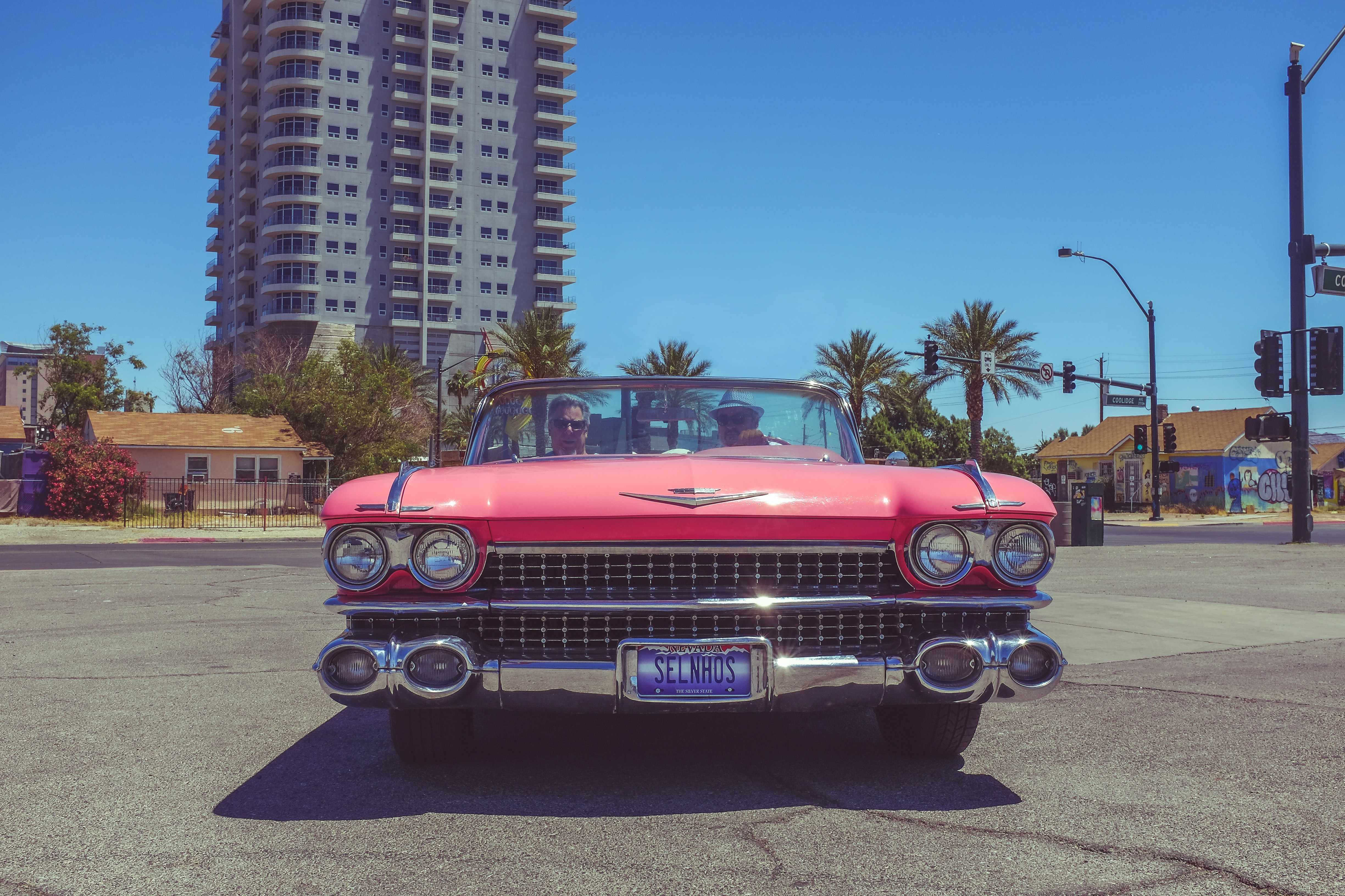 Classic red Chevrolet convertible coupe photo – Free Las vegas Image on ...