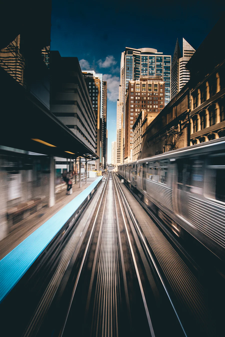 @sawyerbengtson | time-lapse photography of train traveling