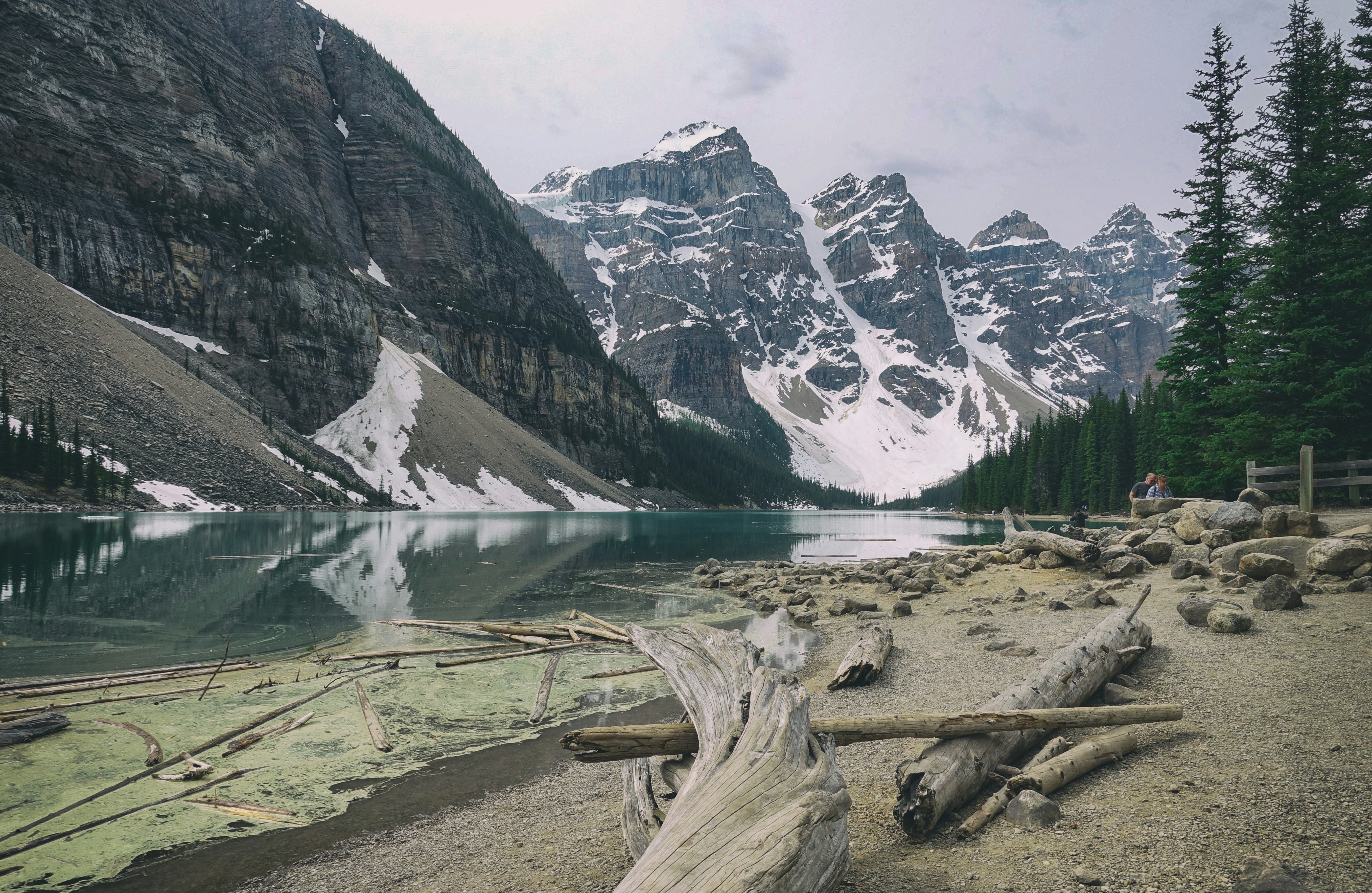 Snowy mountain near river photo – Free Mountain Image on Unsplash