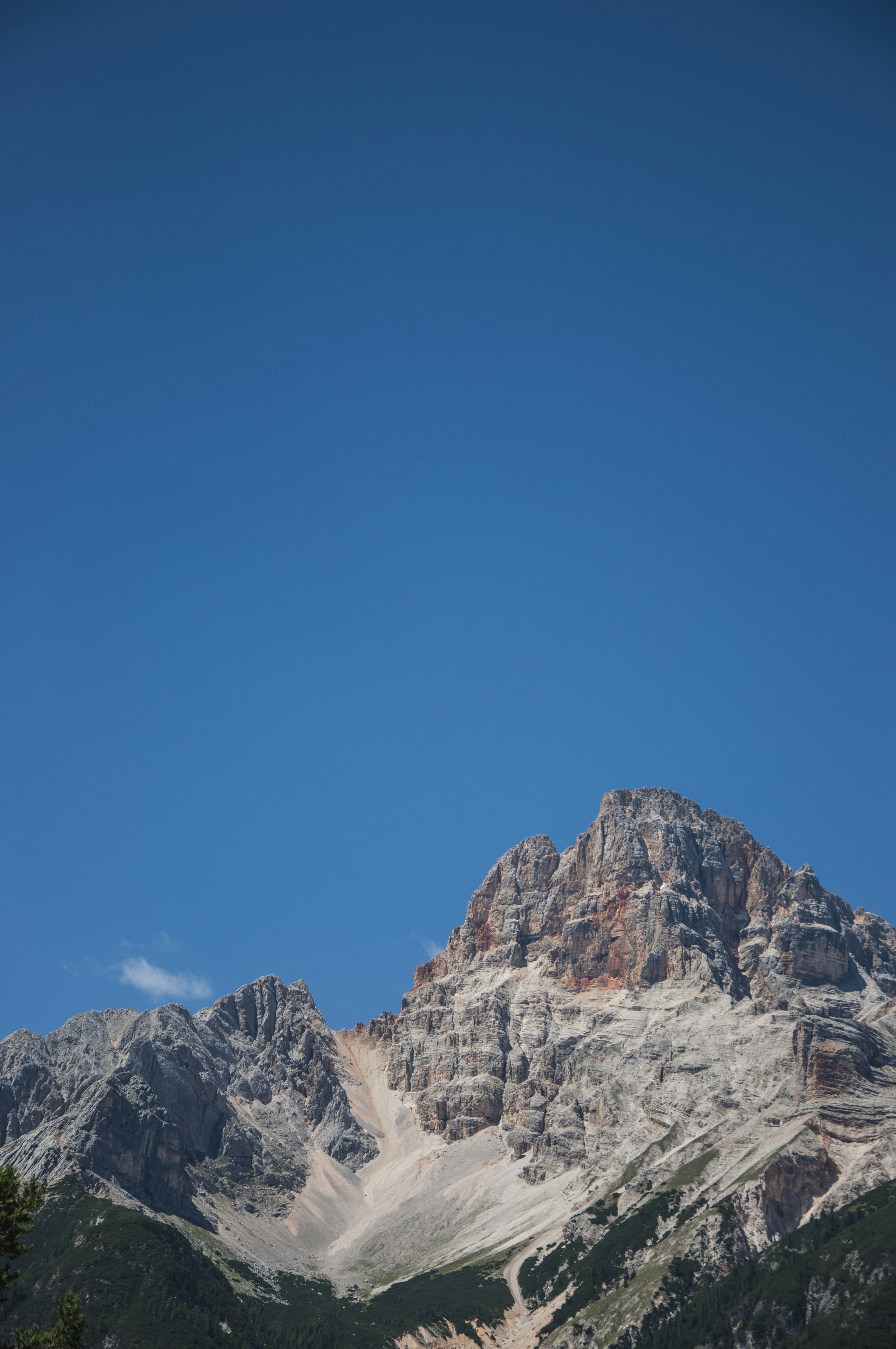 brown rock mountains photo during daytime