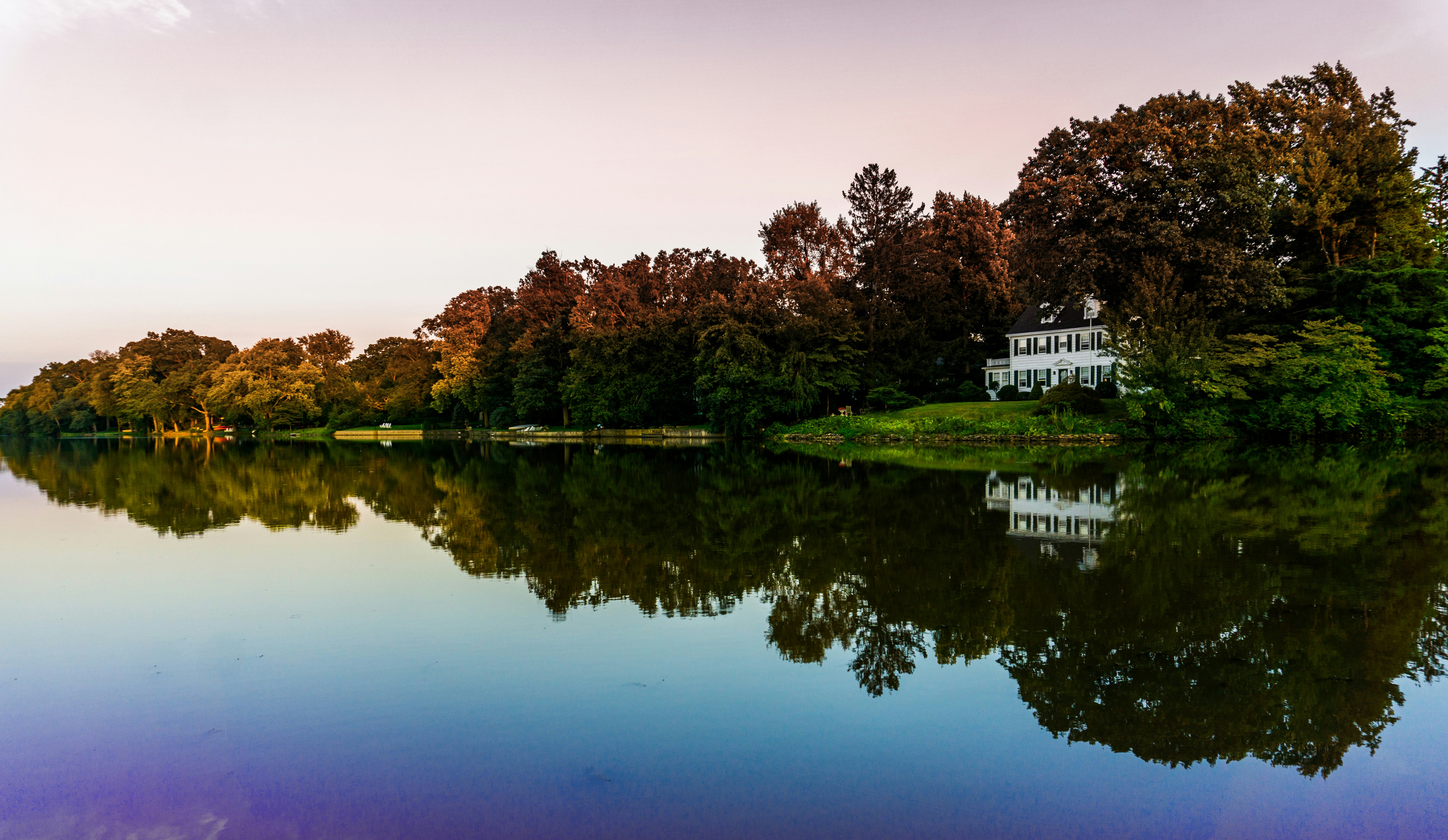 Green trees with reflection on body of water photo – Free United states ...