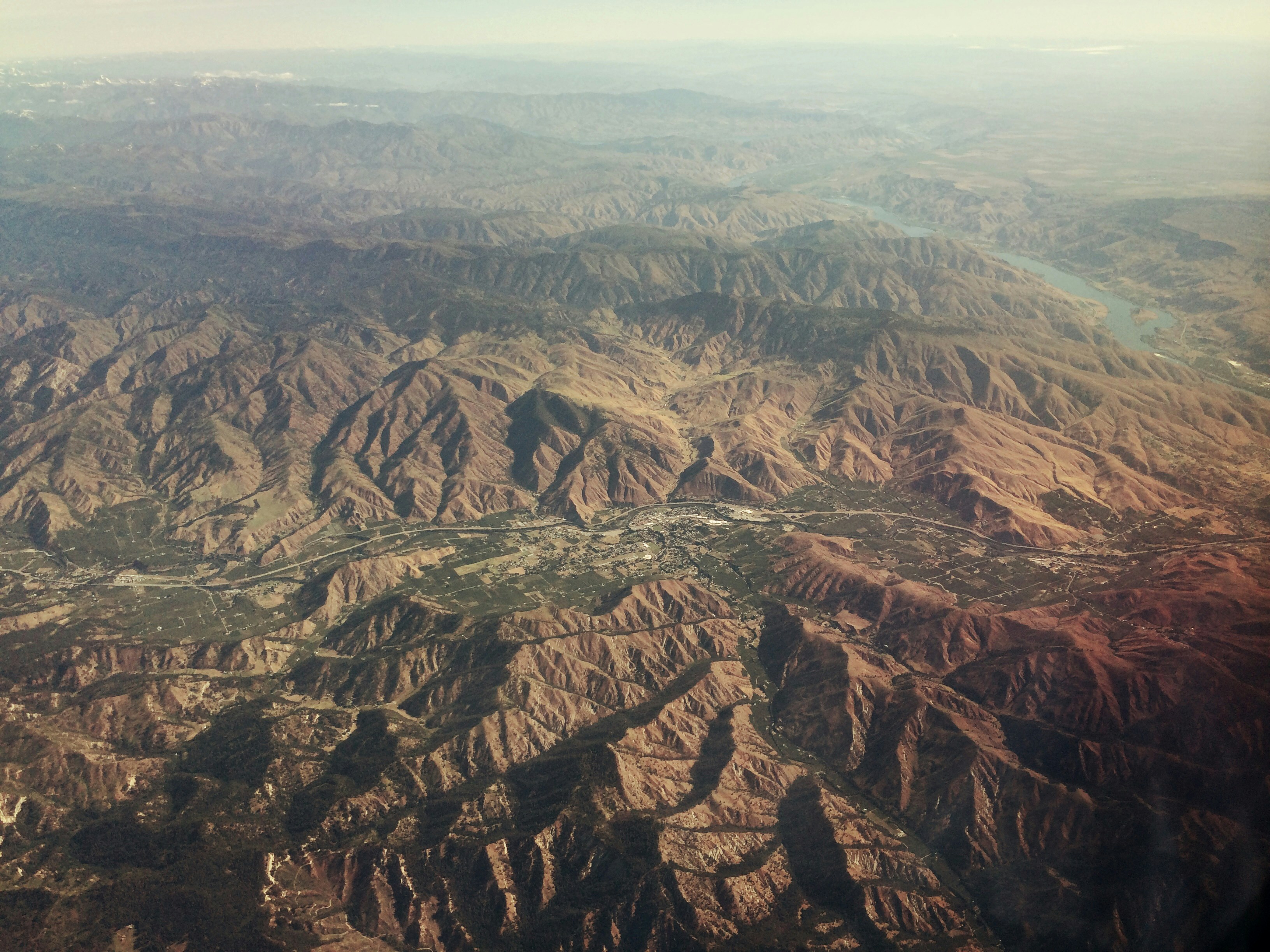 Aerial view photography of brown mountains during daytime photo – Free ...