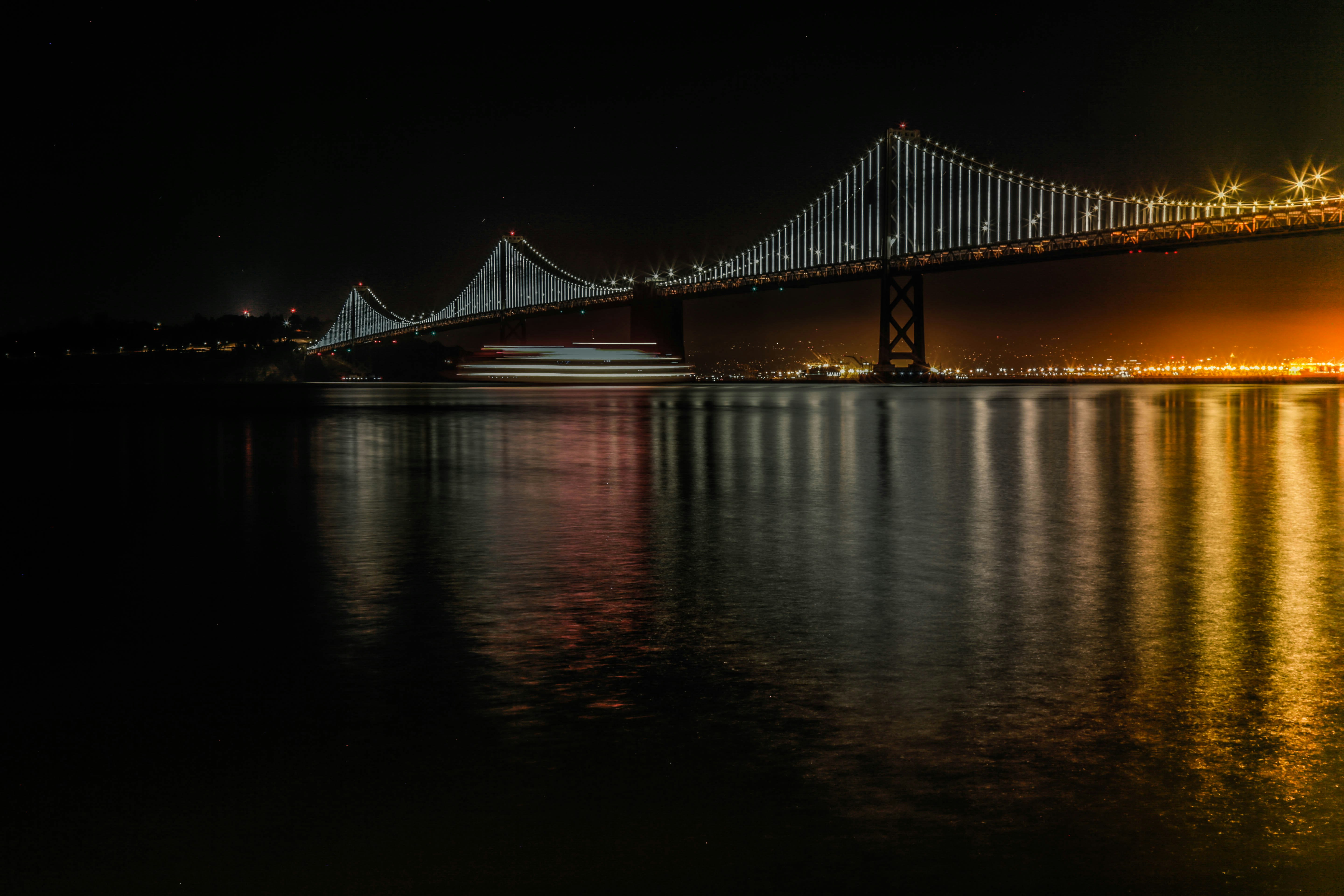 Bay Bridge | black bridge over body of water during daytime
