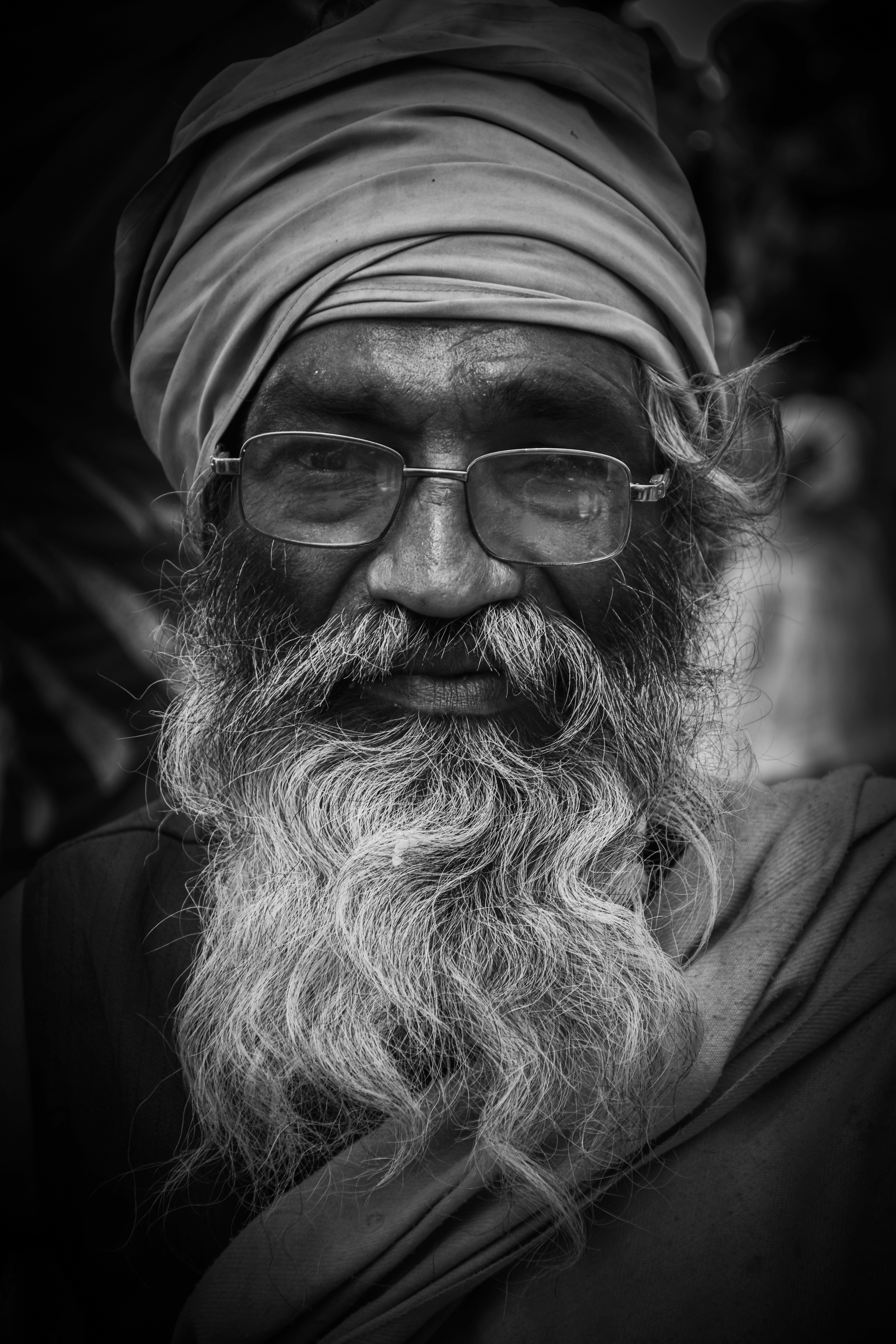 face | grayscale photo of man with beard