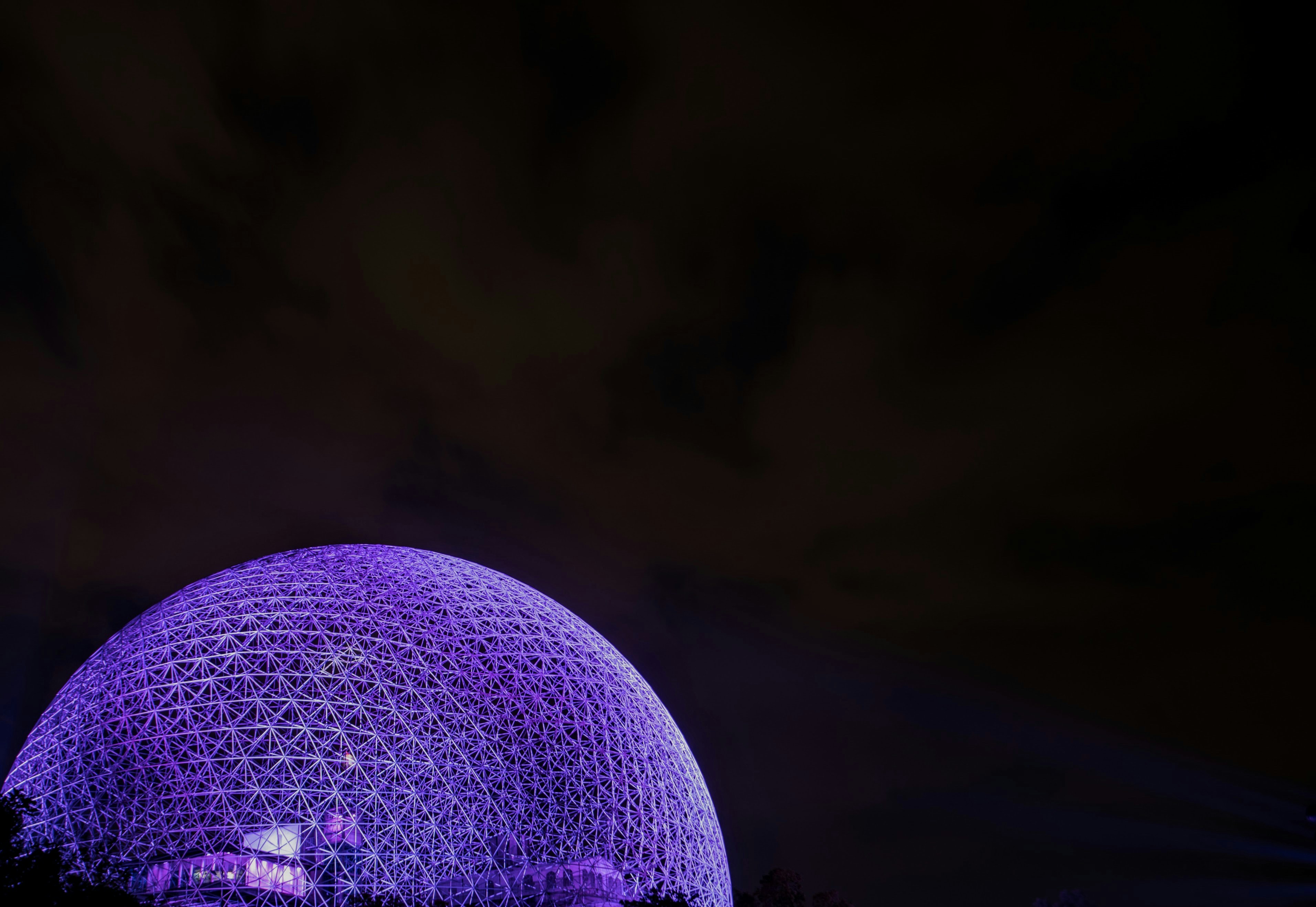 Purple dome illustration photo – Free Montreal biosphere Image on Unsplash