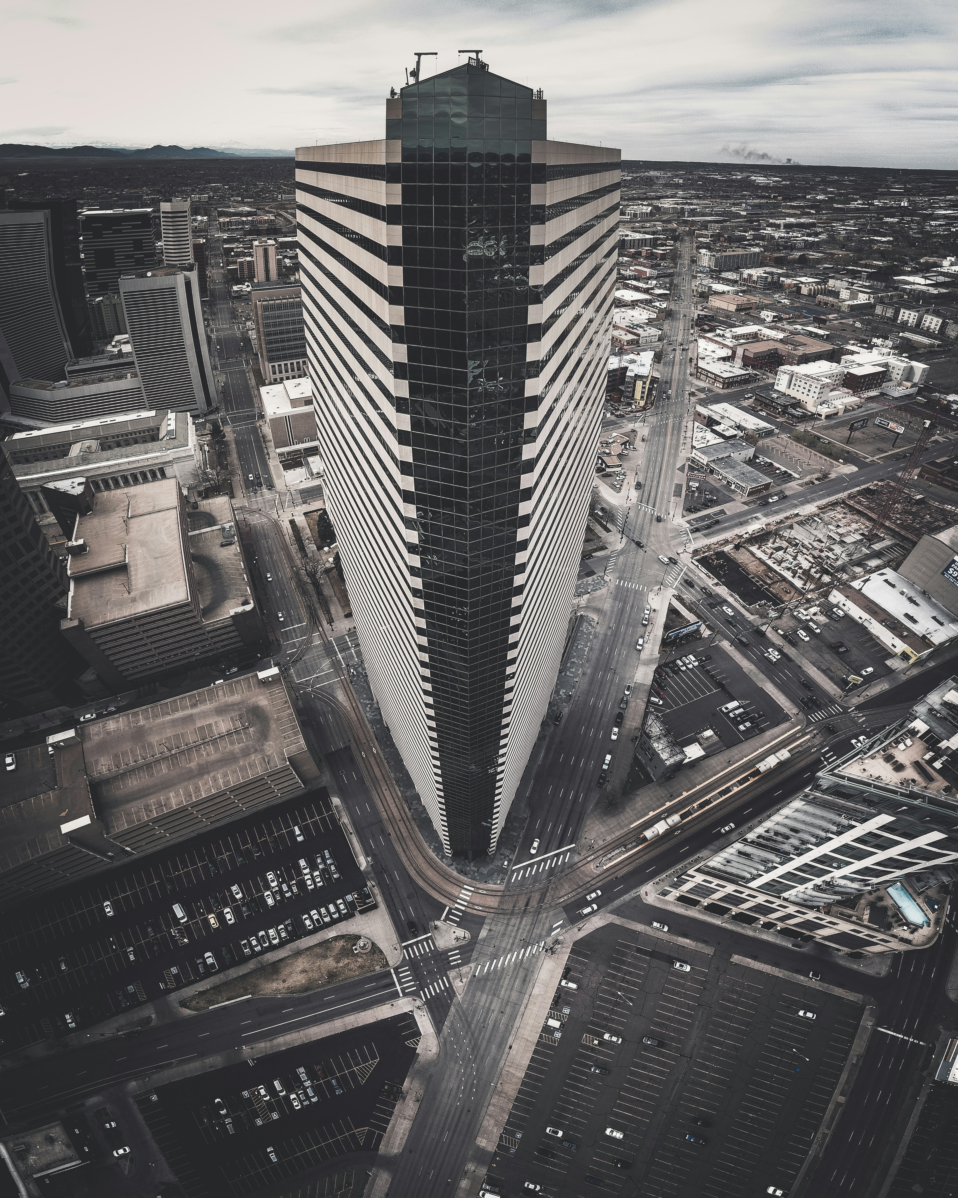 Bird's-eye view photography of concrete high-rise building photo – Free ...