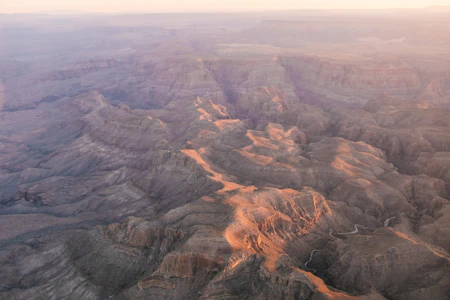 Sunlit Ridges: A Quiet Vista Over the Canyon’s Winding Veins