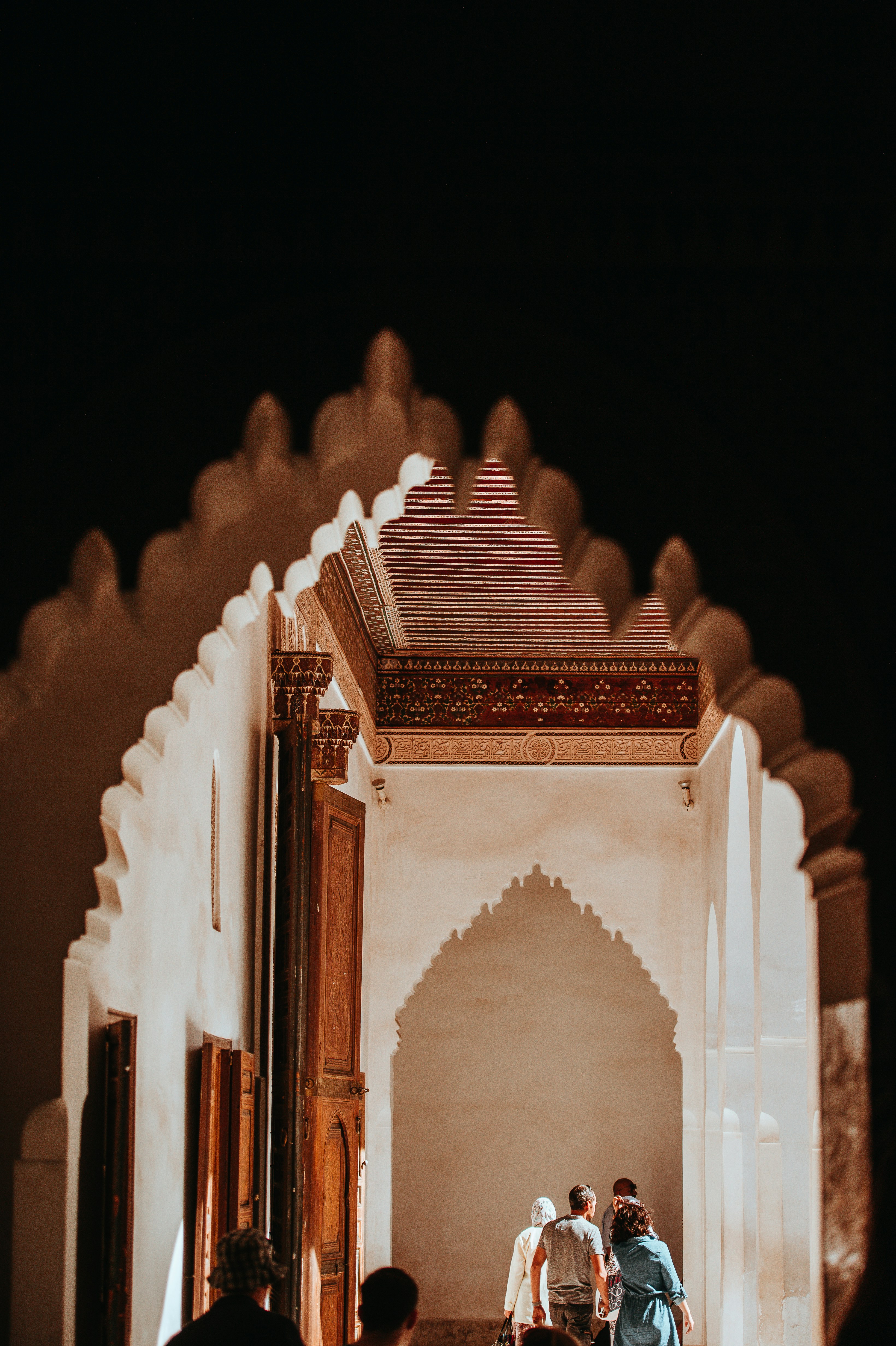 A tall tower with a clock on top of it photo – Free Morocco Image on ...
