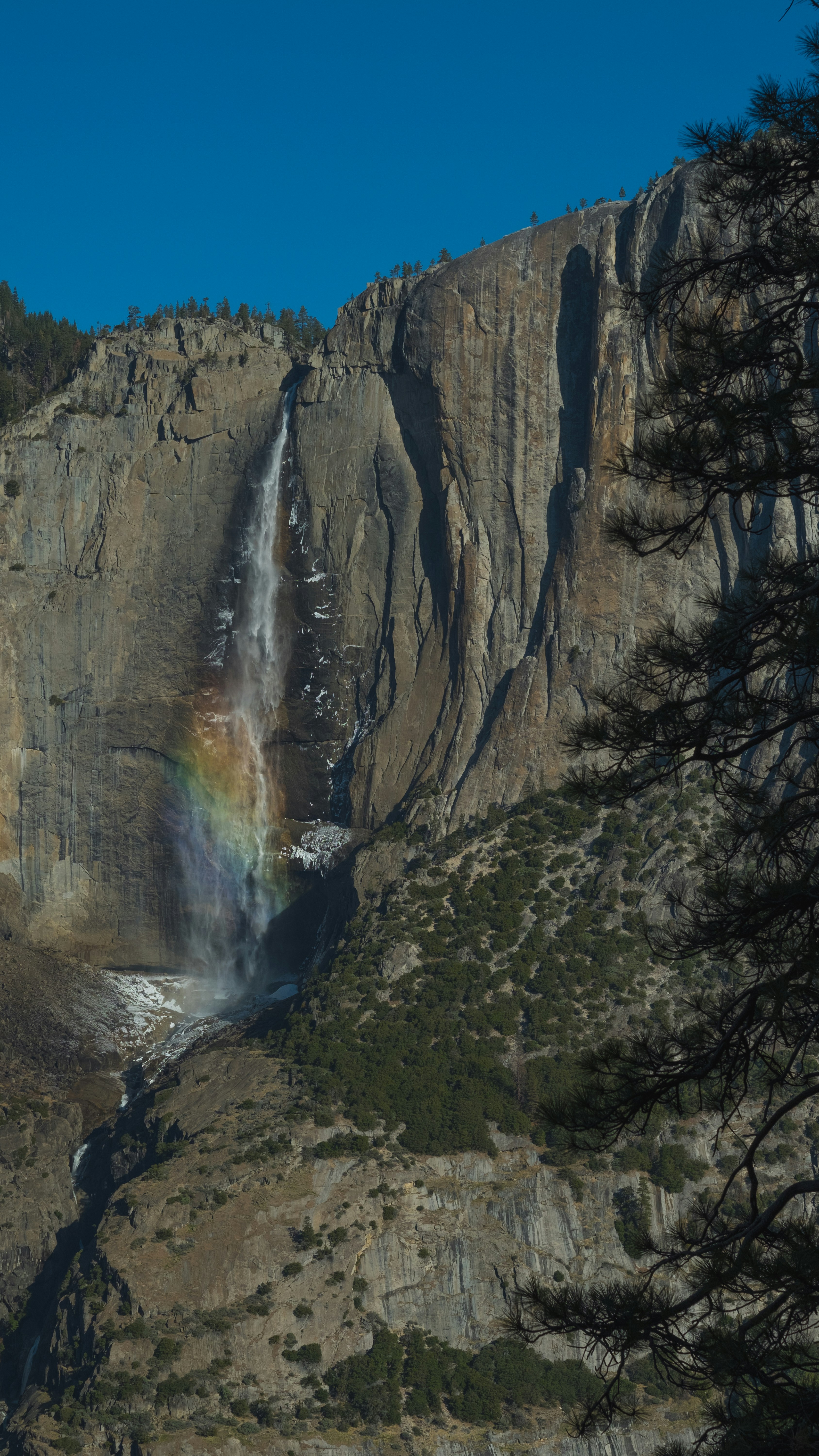Rainbow Veil on a Granite Cathedral