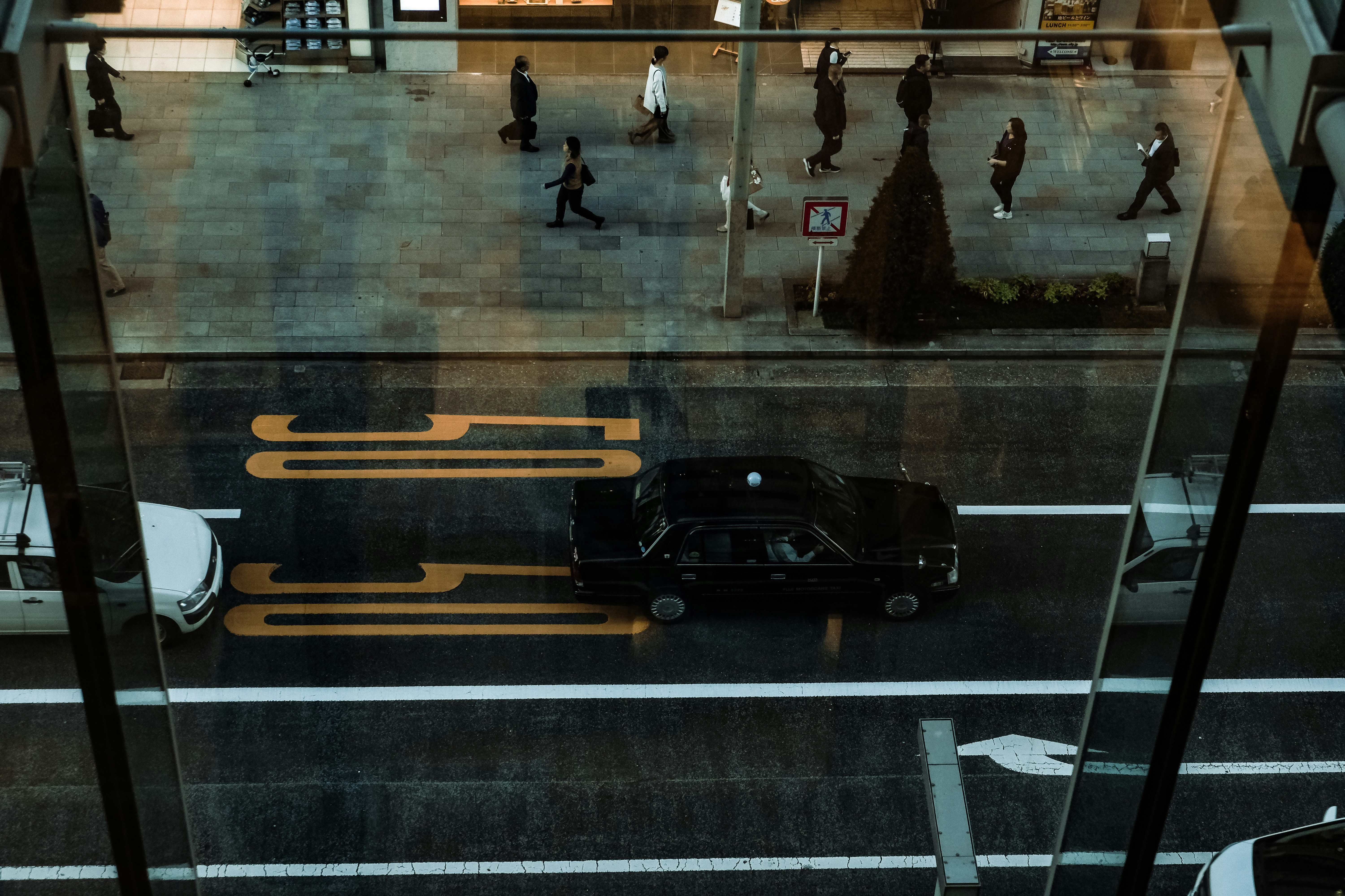 Urban Reflections: Tokyo's Rhythmic Flow