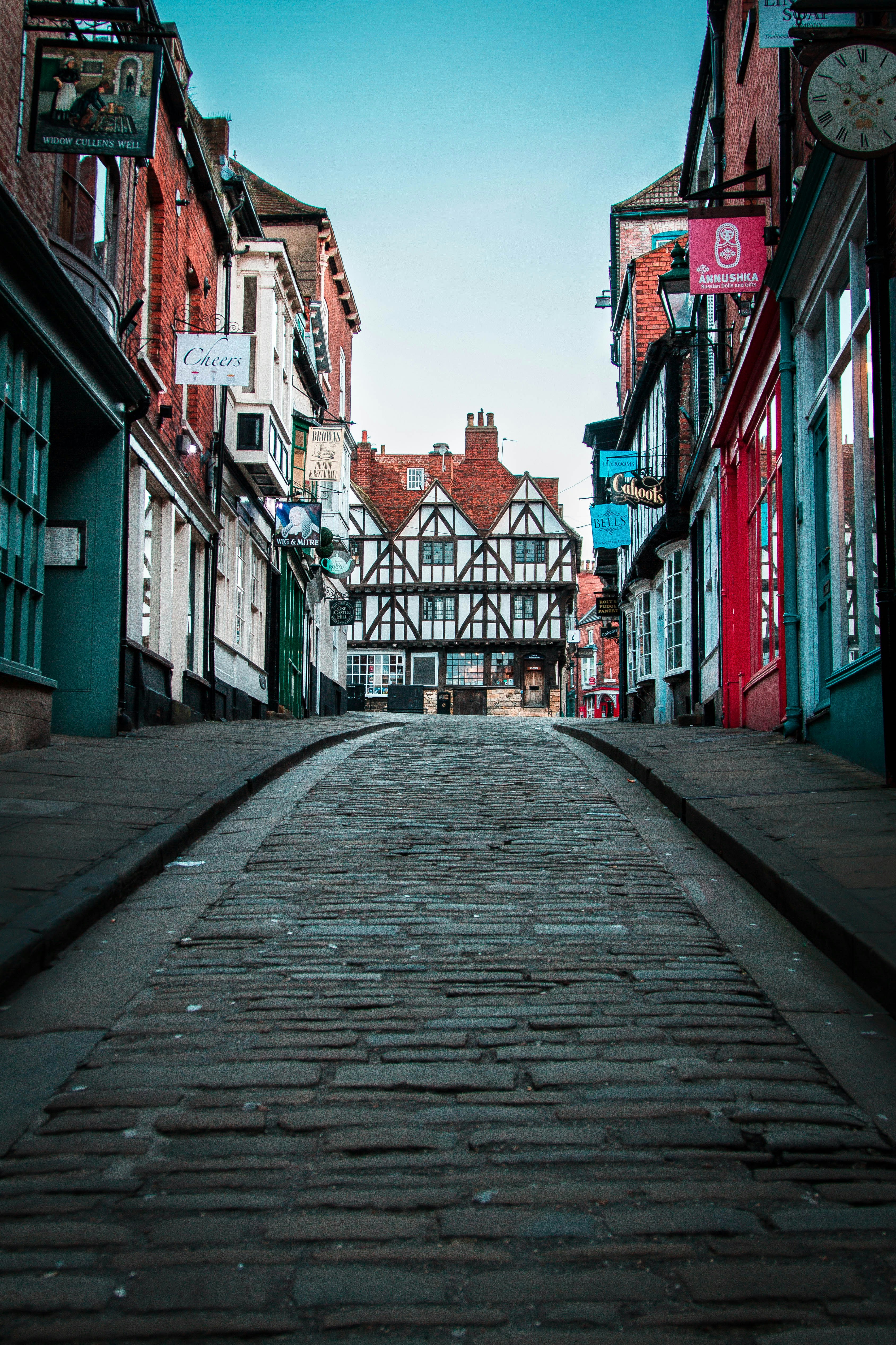 assorted-colored houses
