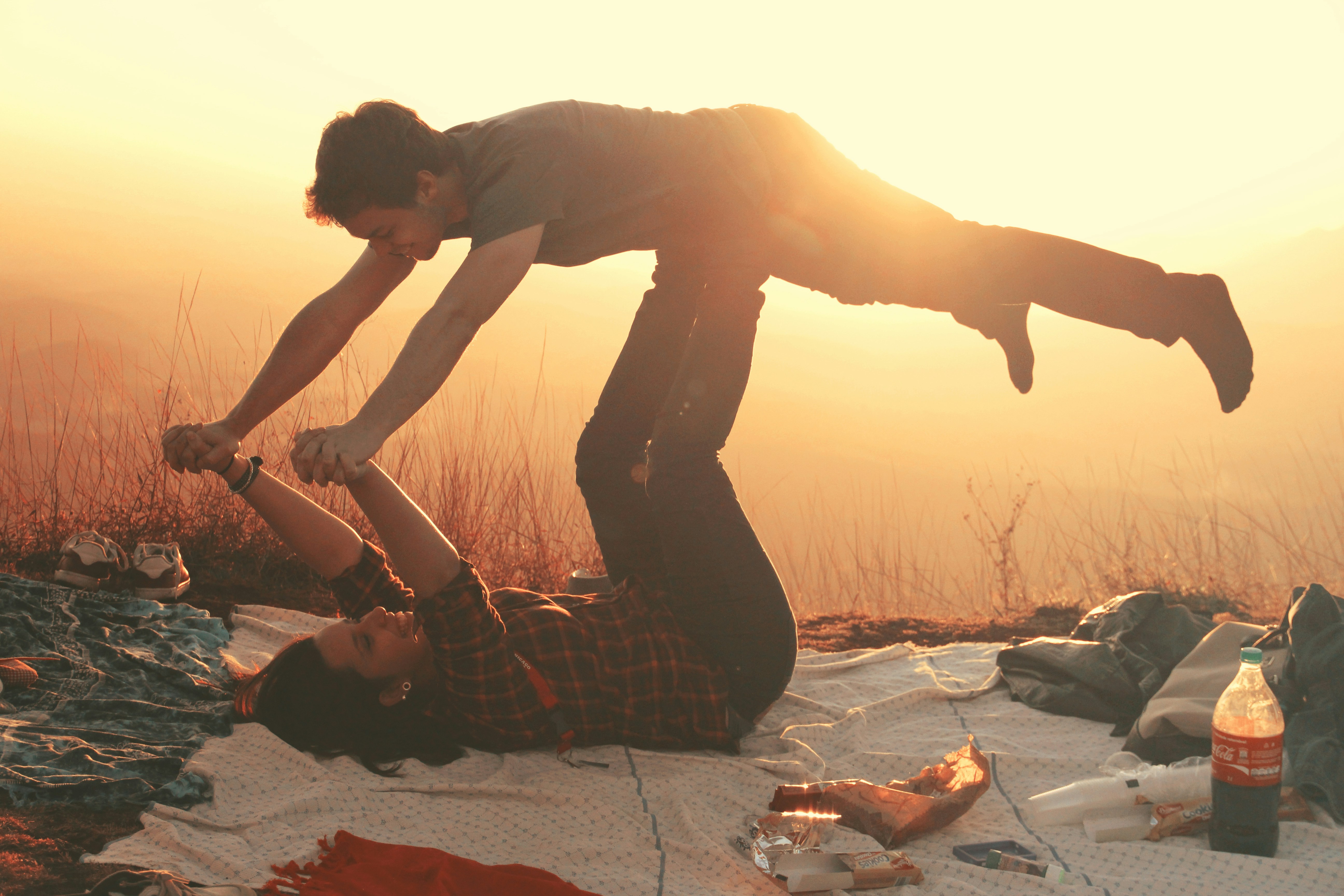 Beautiful day for a picnic with friends.