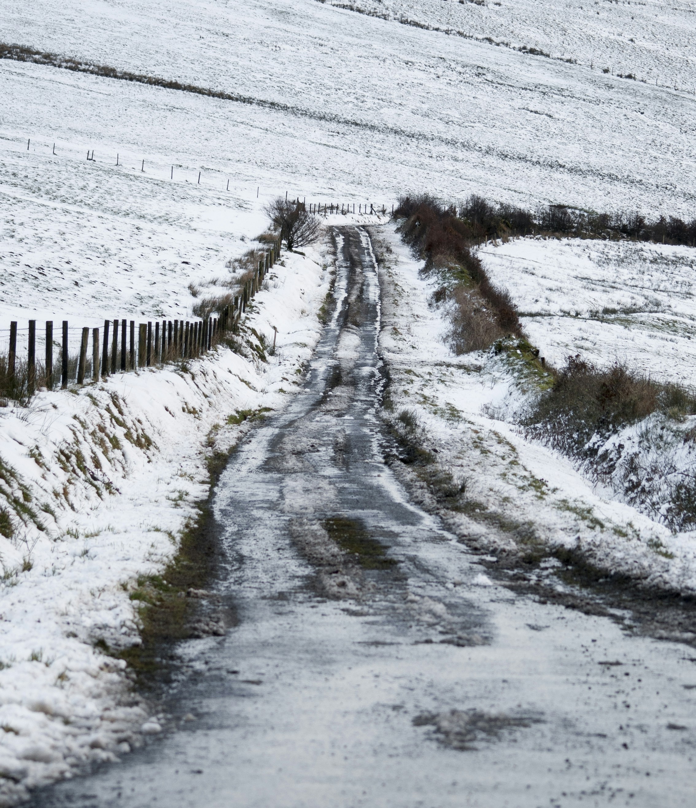 Snow covered road photo – Free Exmoor national park Image on Unsplash