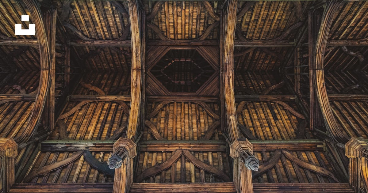 갈색 목조 건물 천장 그림 사진 Unsplash의 무료 엘탐 팰리스 Eltham Palace 이미지