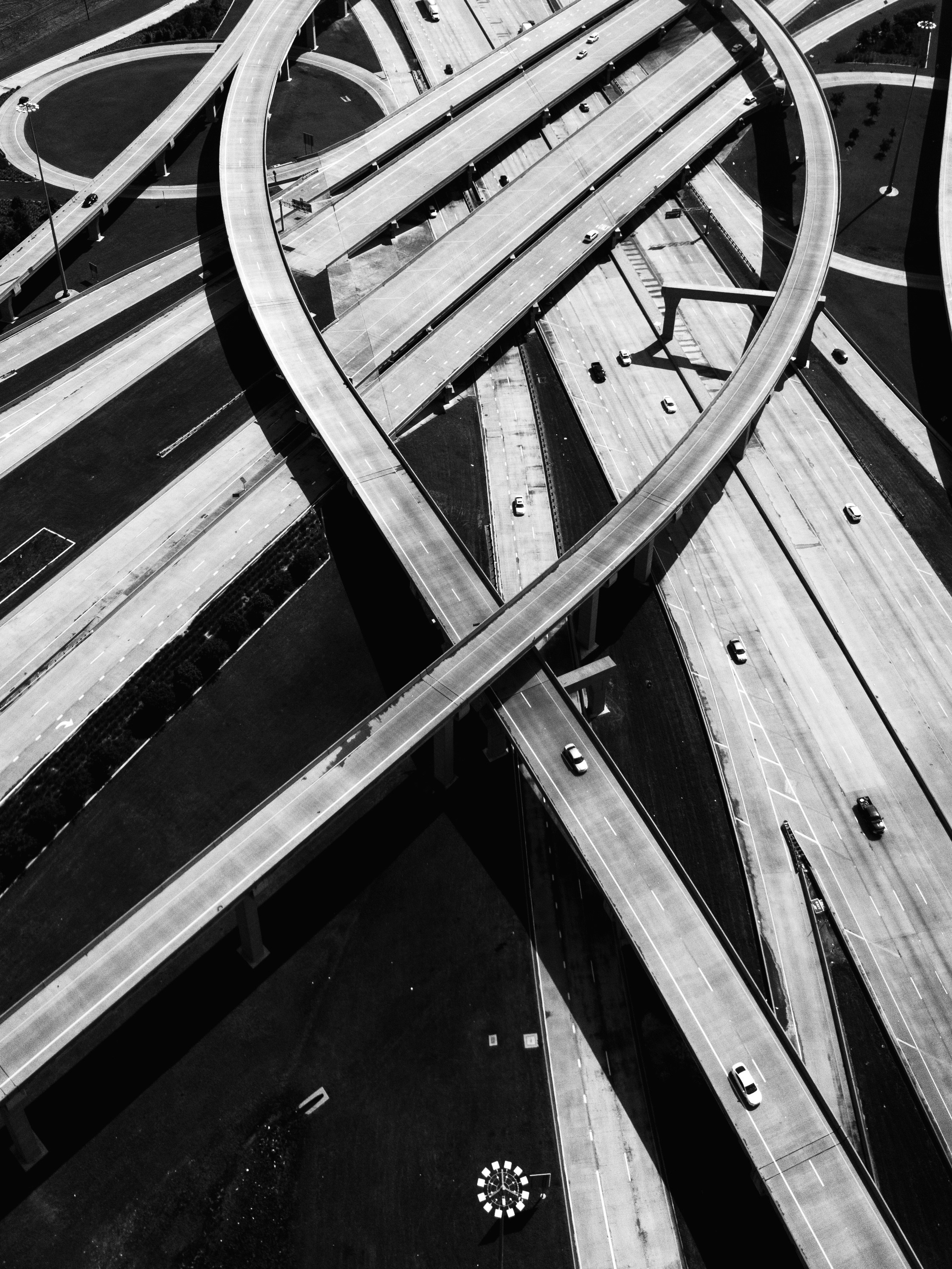 Monochrome Maze of Elevated HighwaysJeremy Bishop