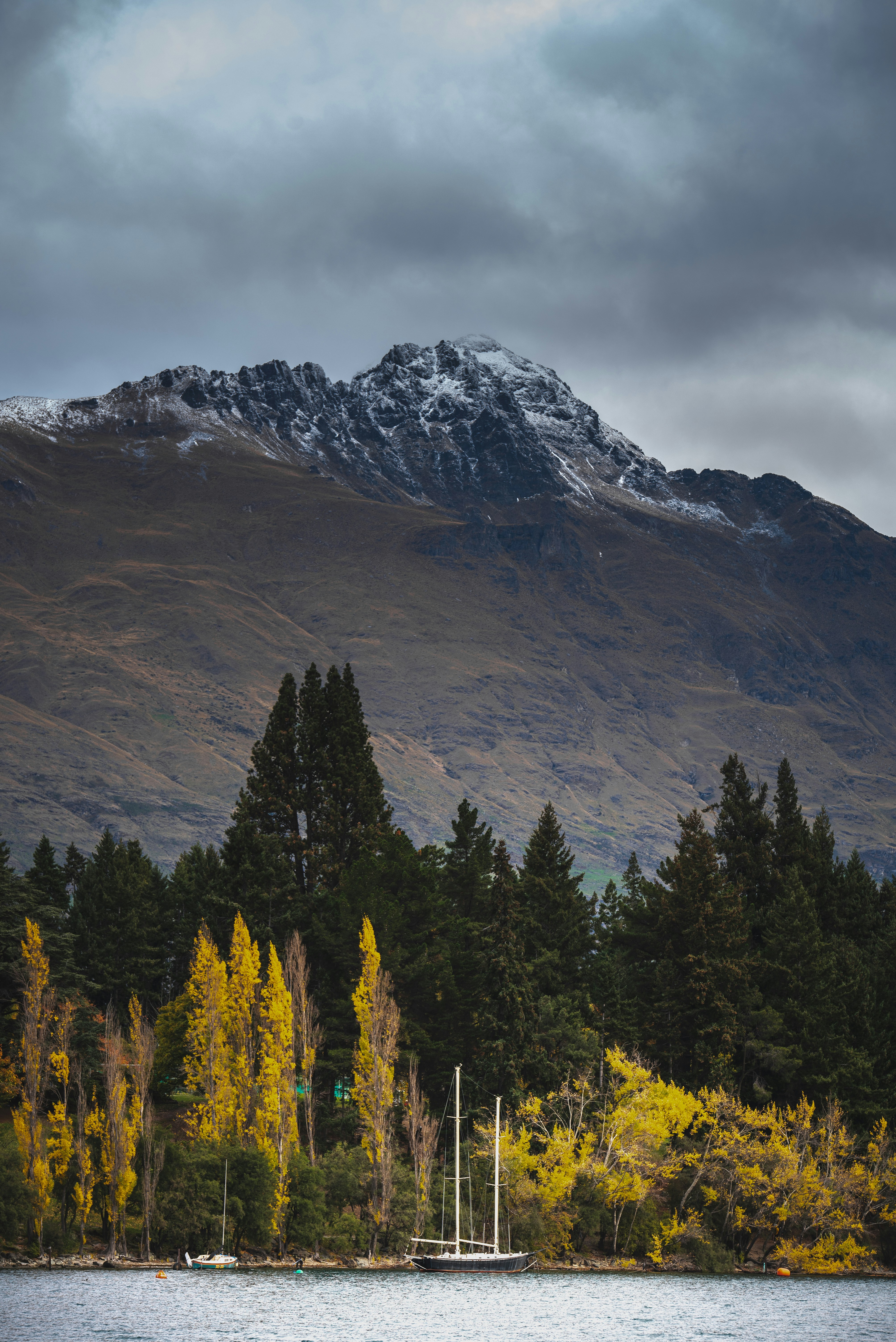 Serenity beneath the Snow-Capped Peaks