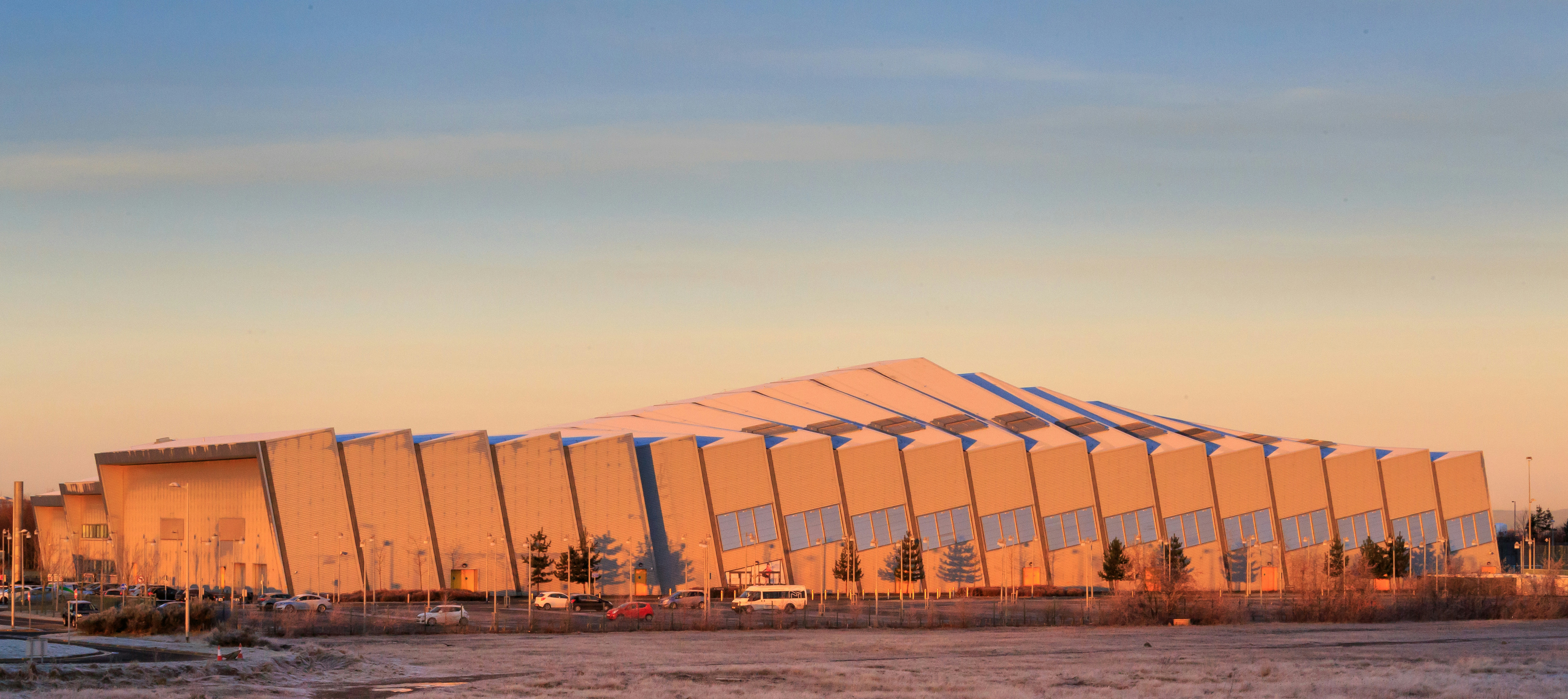 Golden Hour at the Geometric Arena