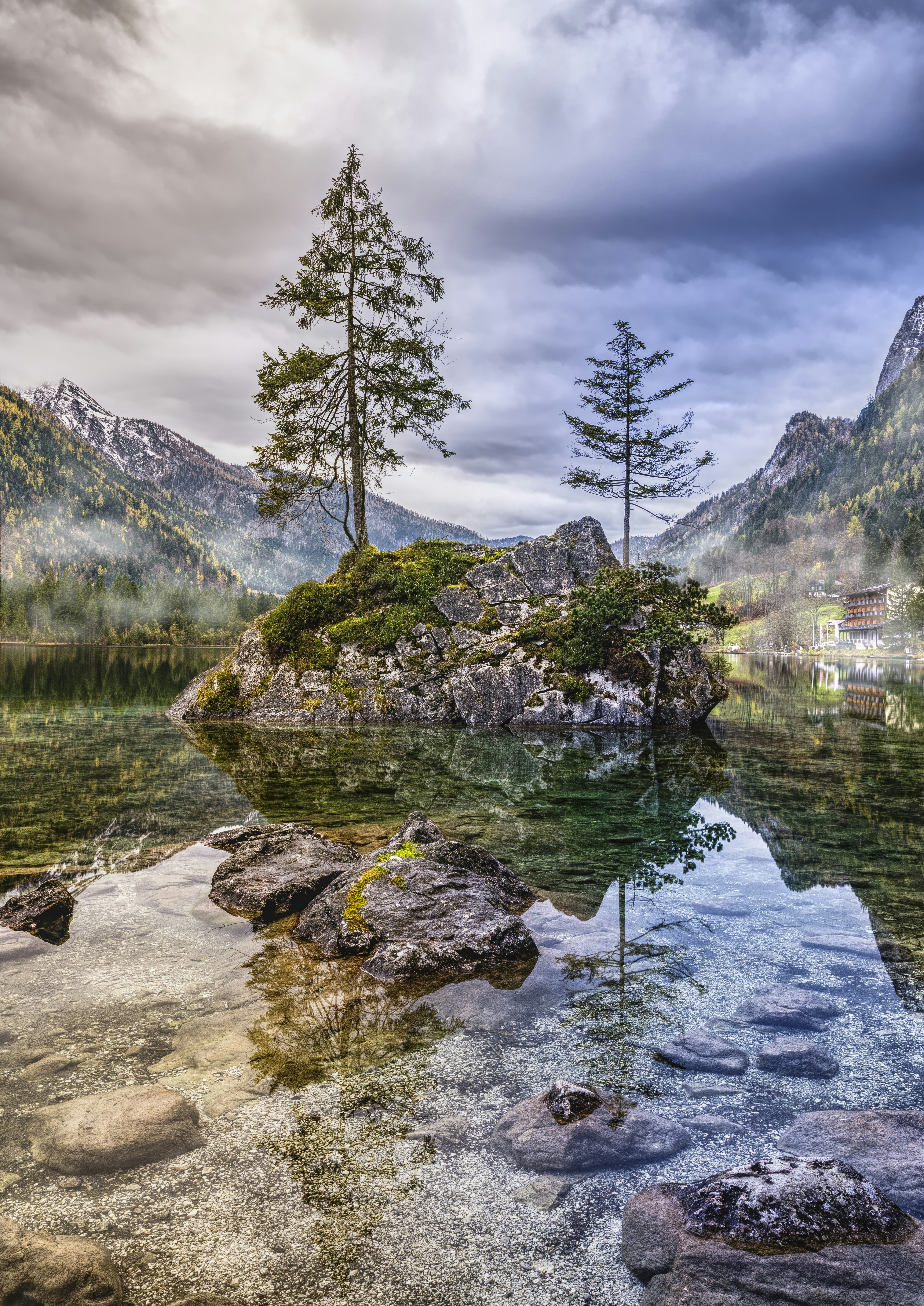 Hintersee | body of water within mountain range during daytime
