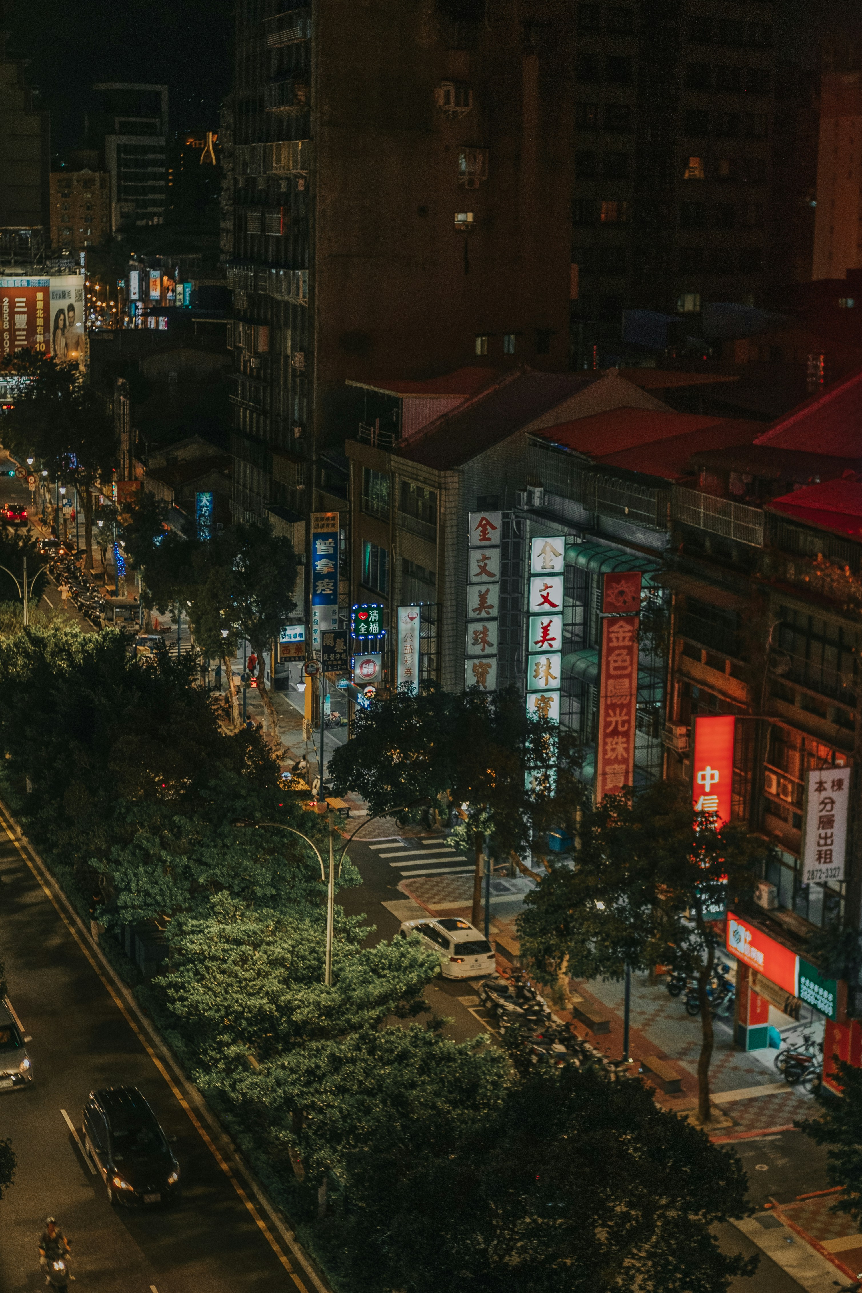 An extended view of our room with a view. This shot shows how Taipei lives at night. It’s a city I would definitely come back to.Joyce Romero
