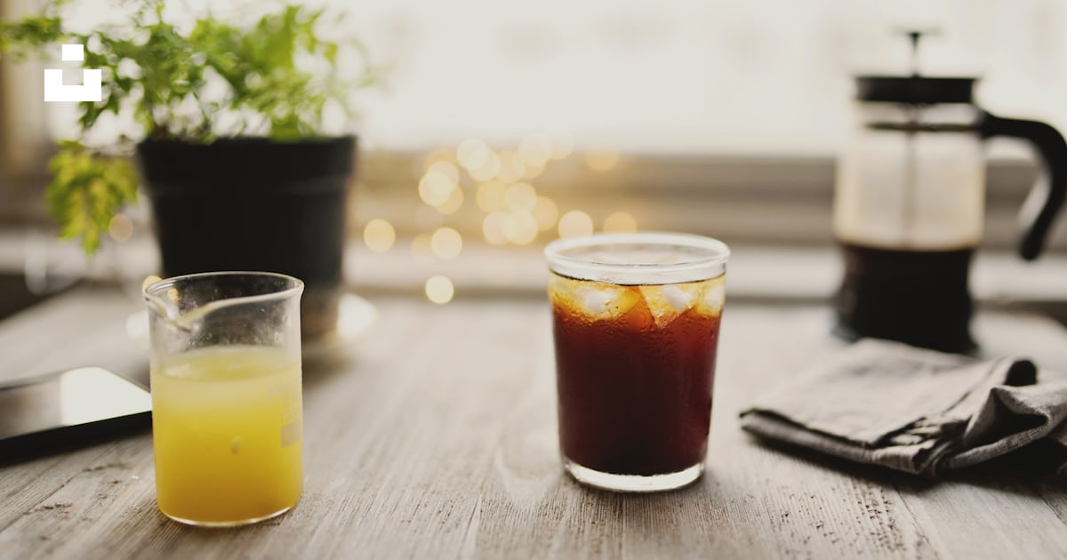 Two Clear Drinking Glasses Photo Free Drink Image On Unsplash