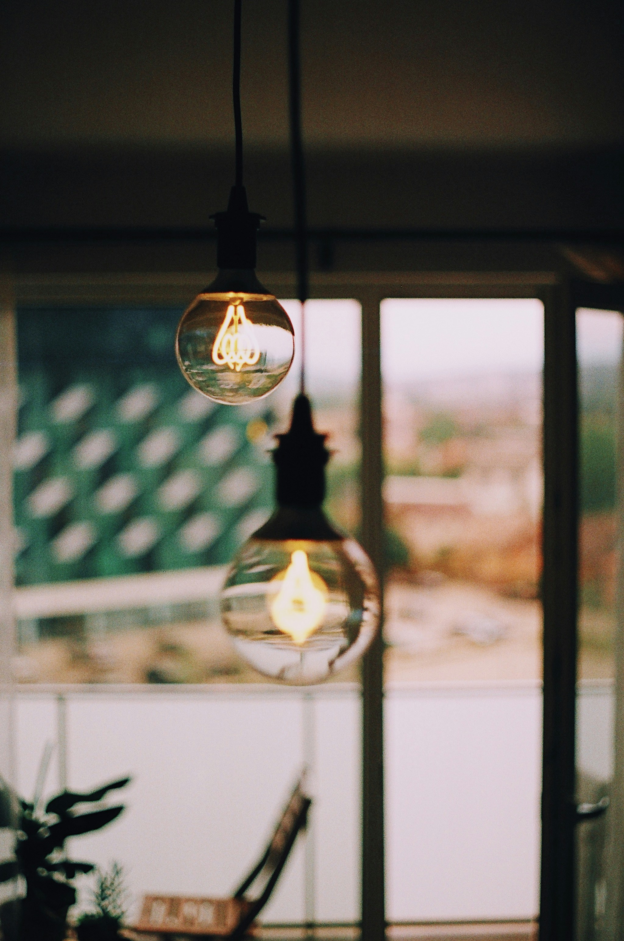 Light Bulbs Hanging Tumblr