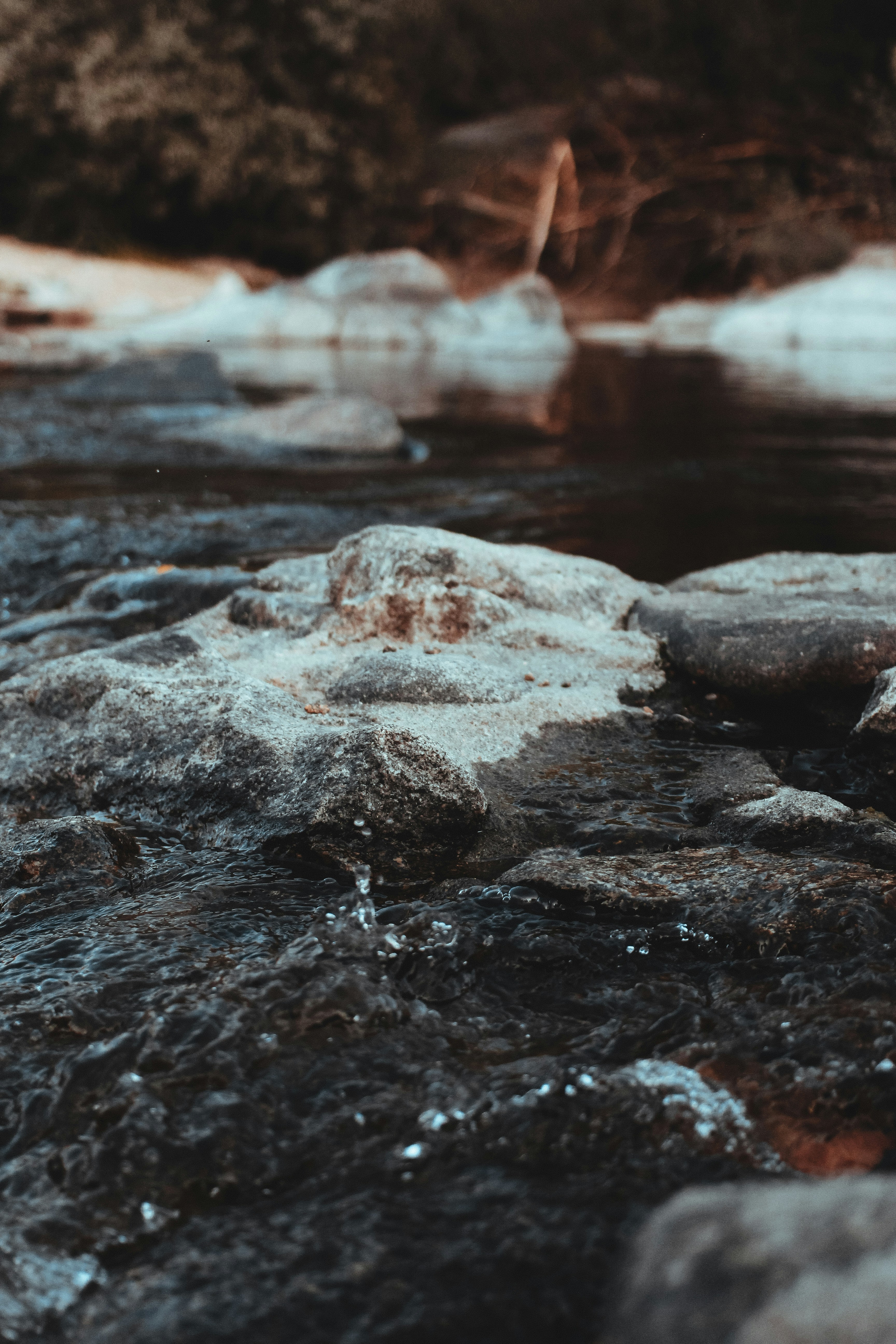 Stone and body of water photo – Free Grey Image on Unsplash
