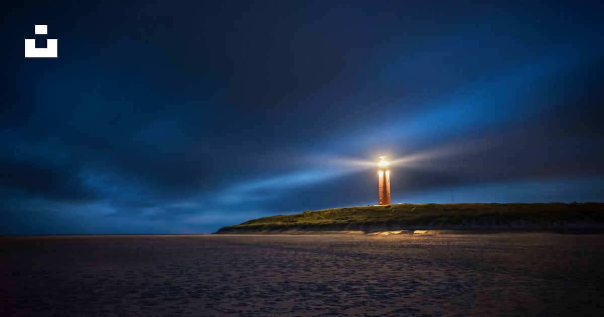 Lighthouse under cloudy sky during nighttime photo – Free Netherlands ... Lighthouse under cloudy sky during nighttime photo – Free Netherlands ...