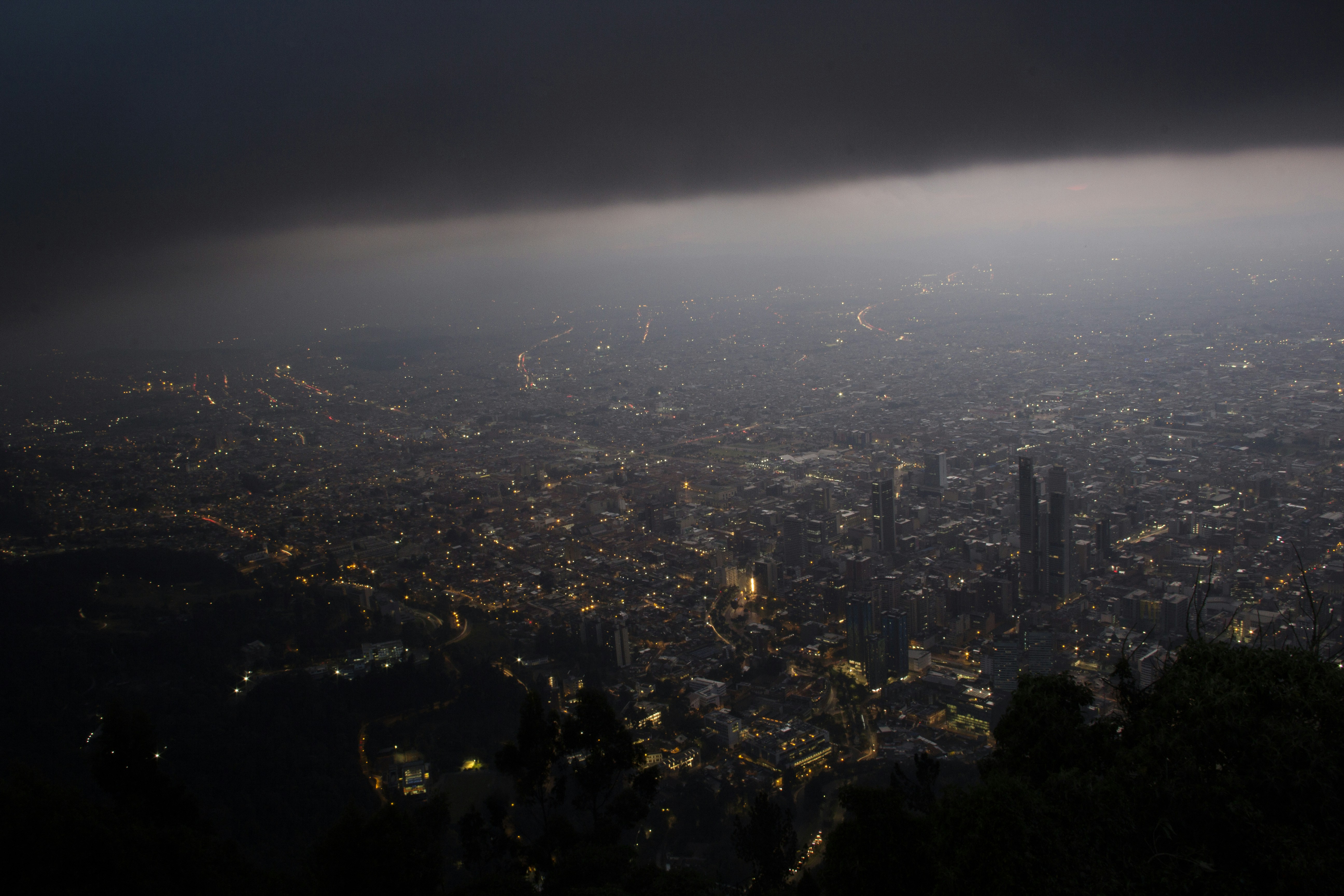 Veil of Twilight Over the Cityscape