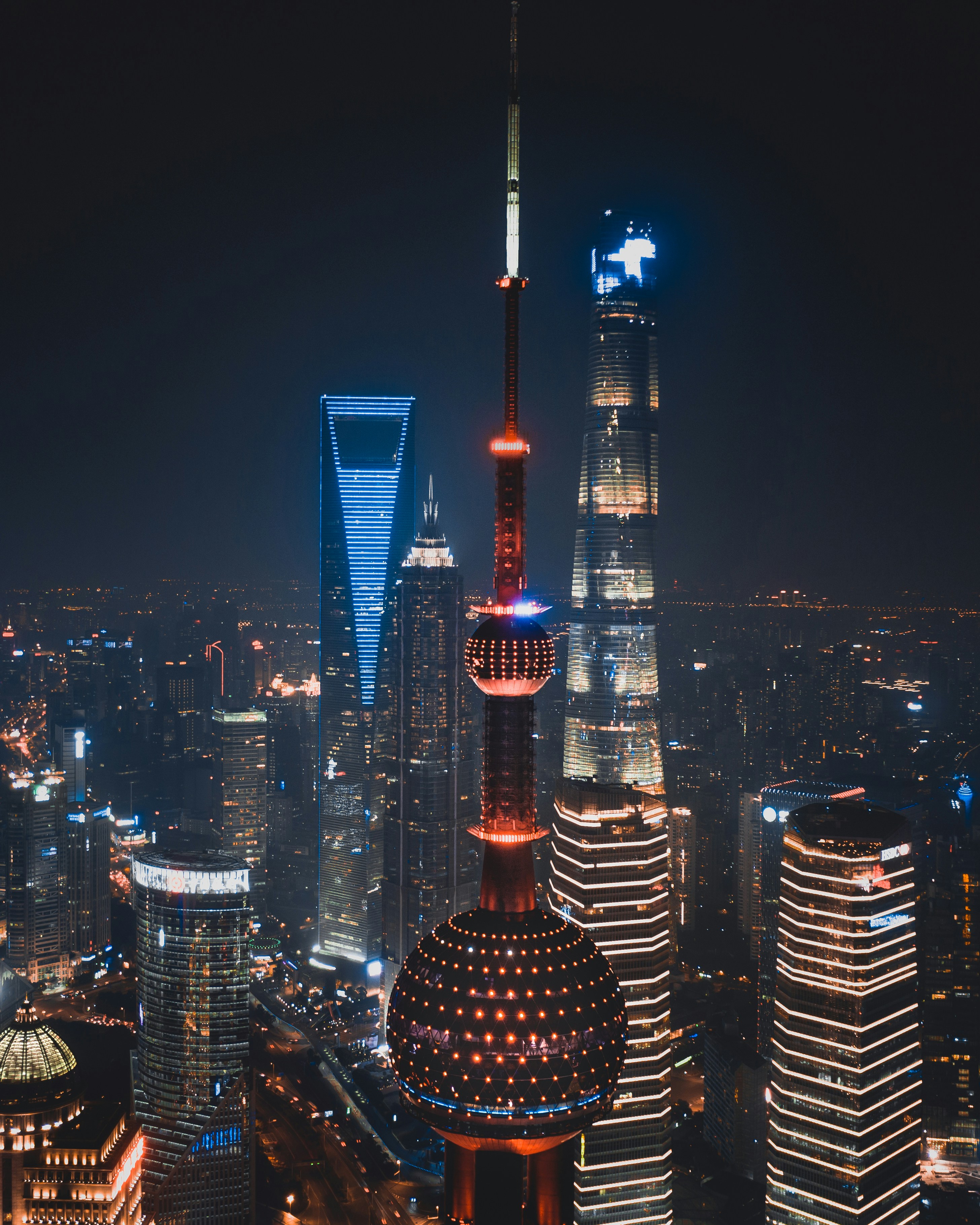Shanghai Pearl Tower Night