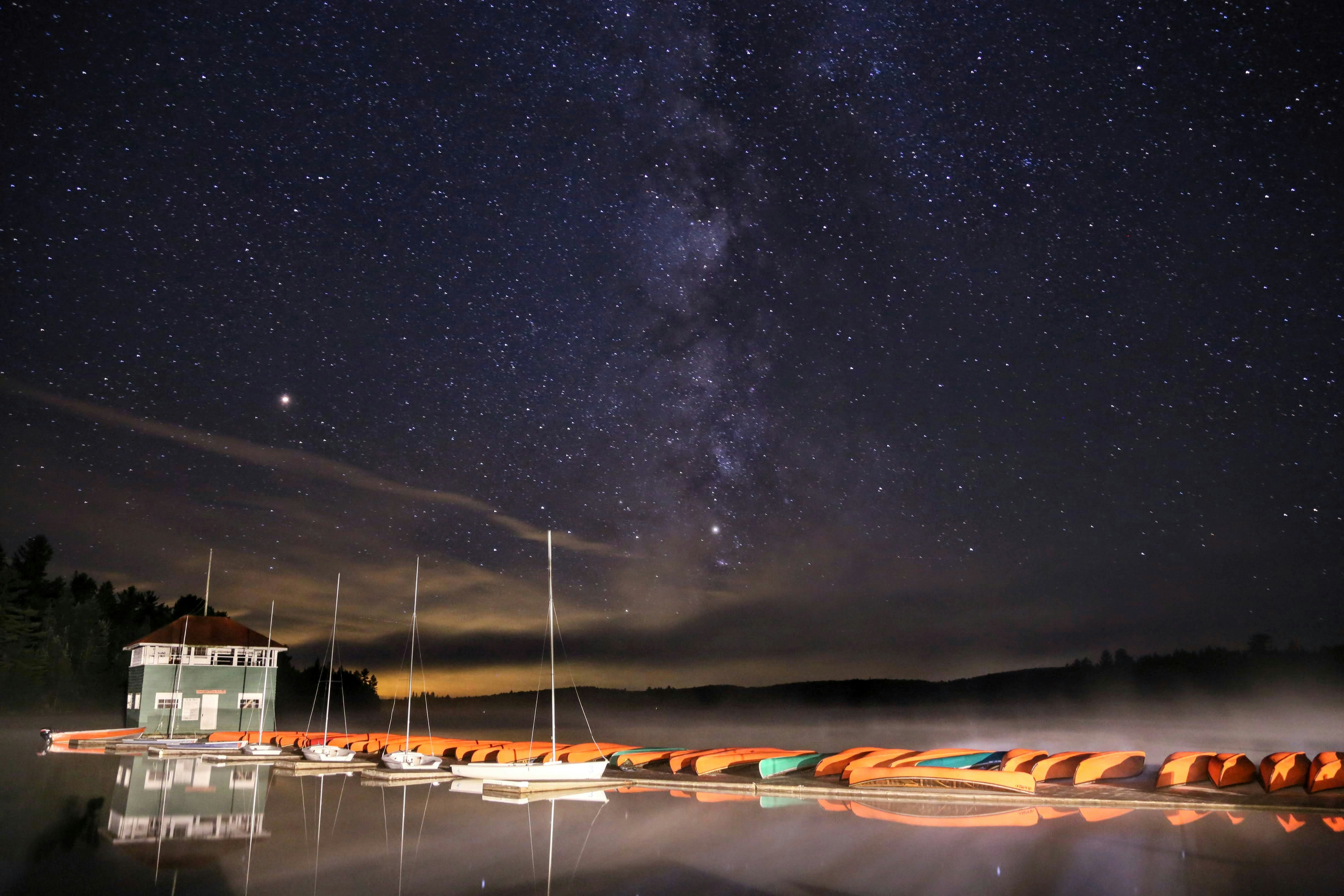Celestial Reflections Over Tranquil Waters