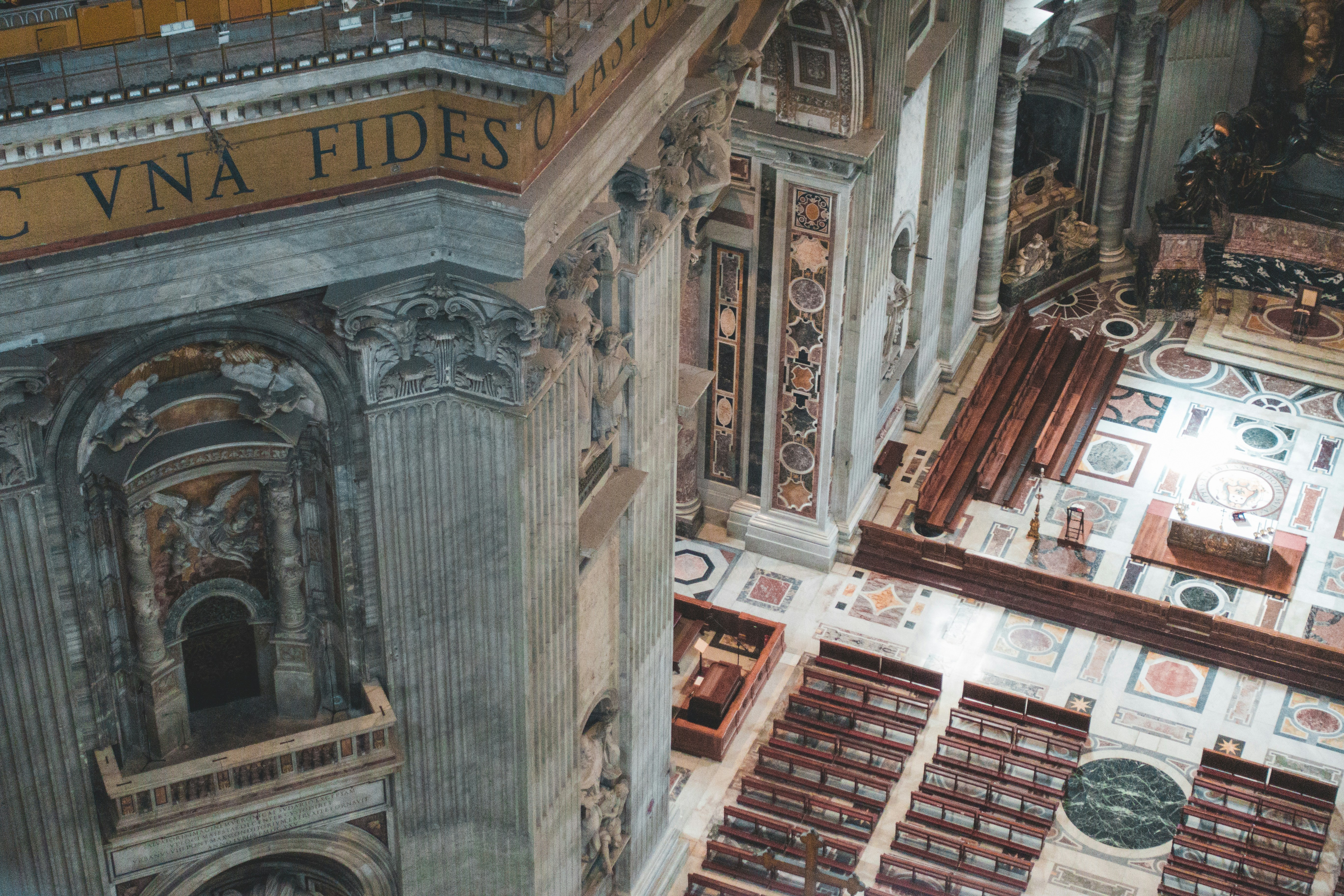 Top view inside cathedral church photo – Free Building Image on Unsplash