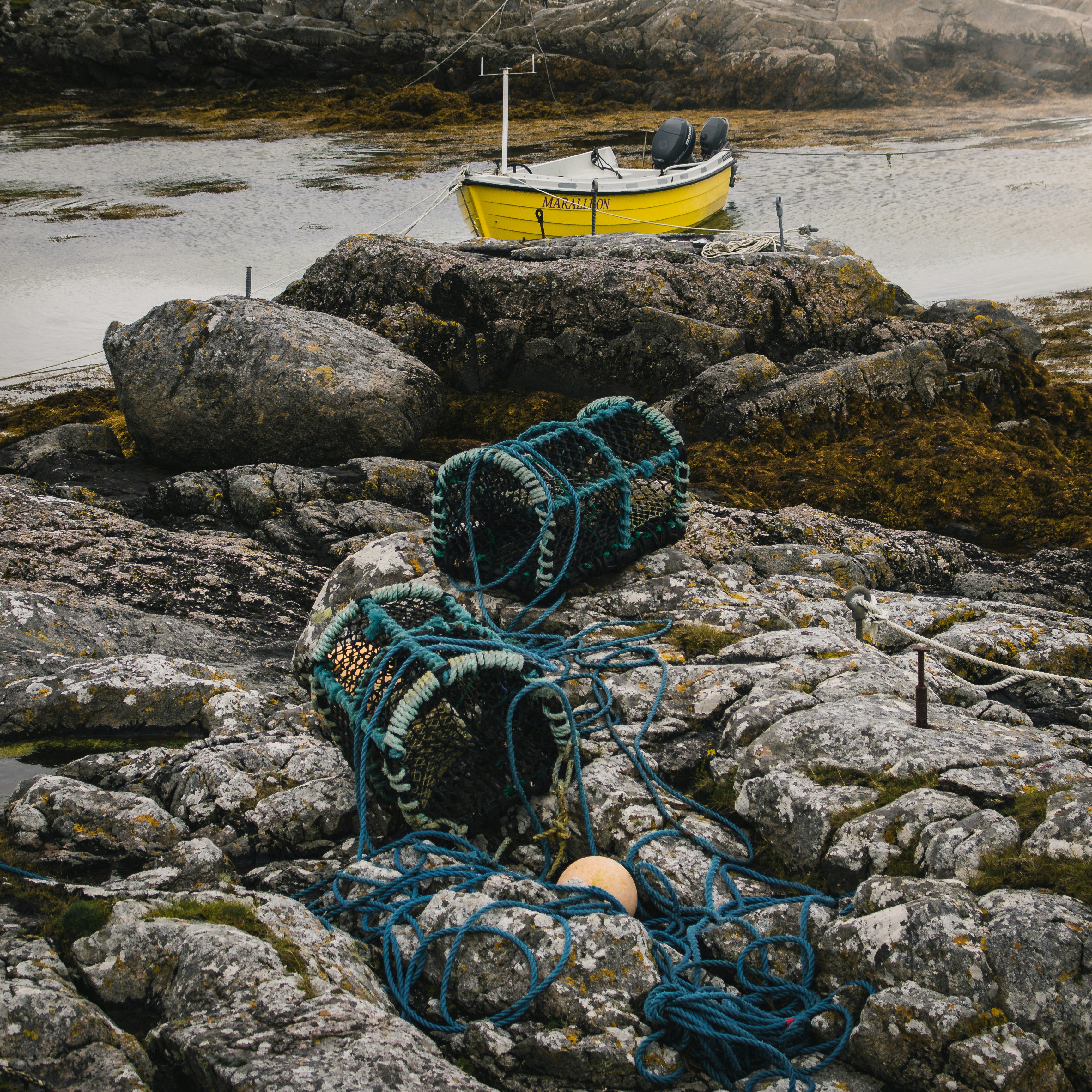 Two blue fish nets photo – Free Isle of barra Image on Unsplash
