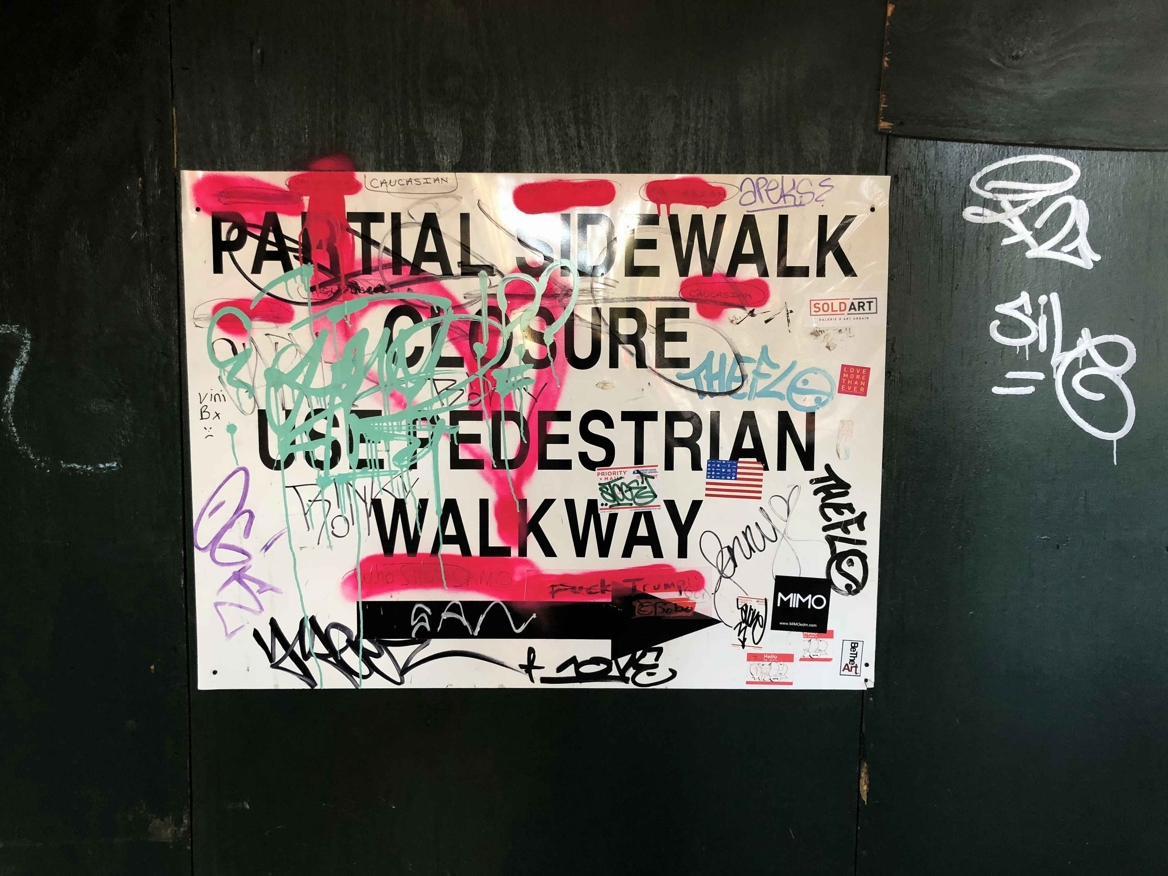 White and multicolored graffiti signage photo – Free Paper Image on ...