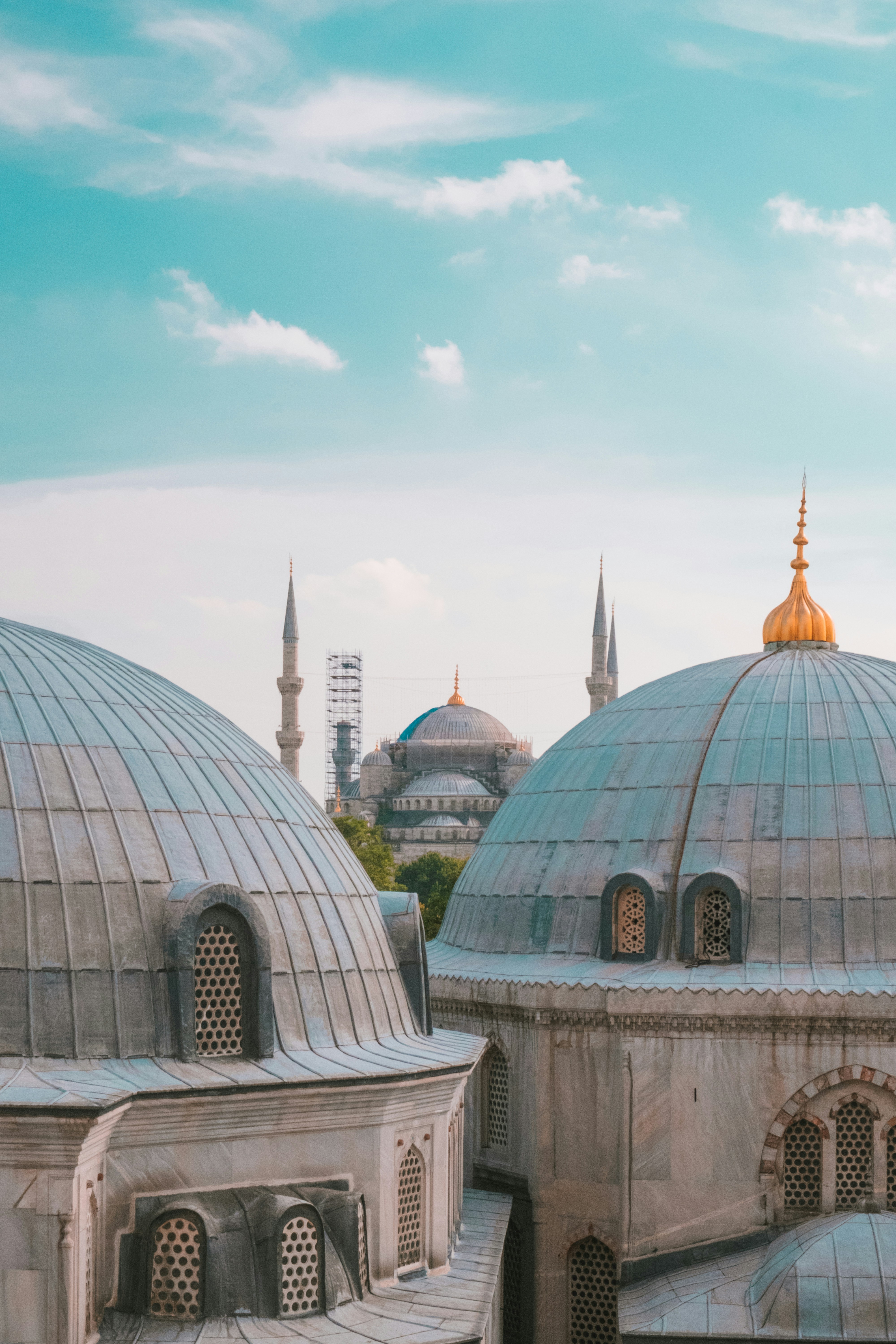 Blue domed mosque through mosques during daytime photo – Free The blue ...