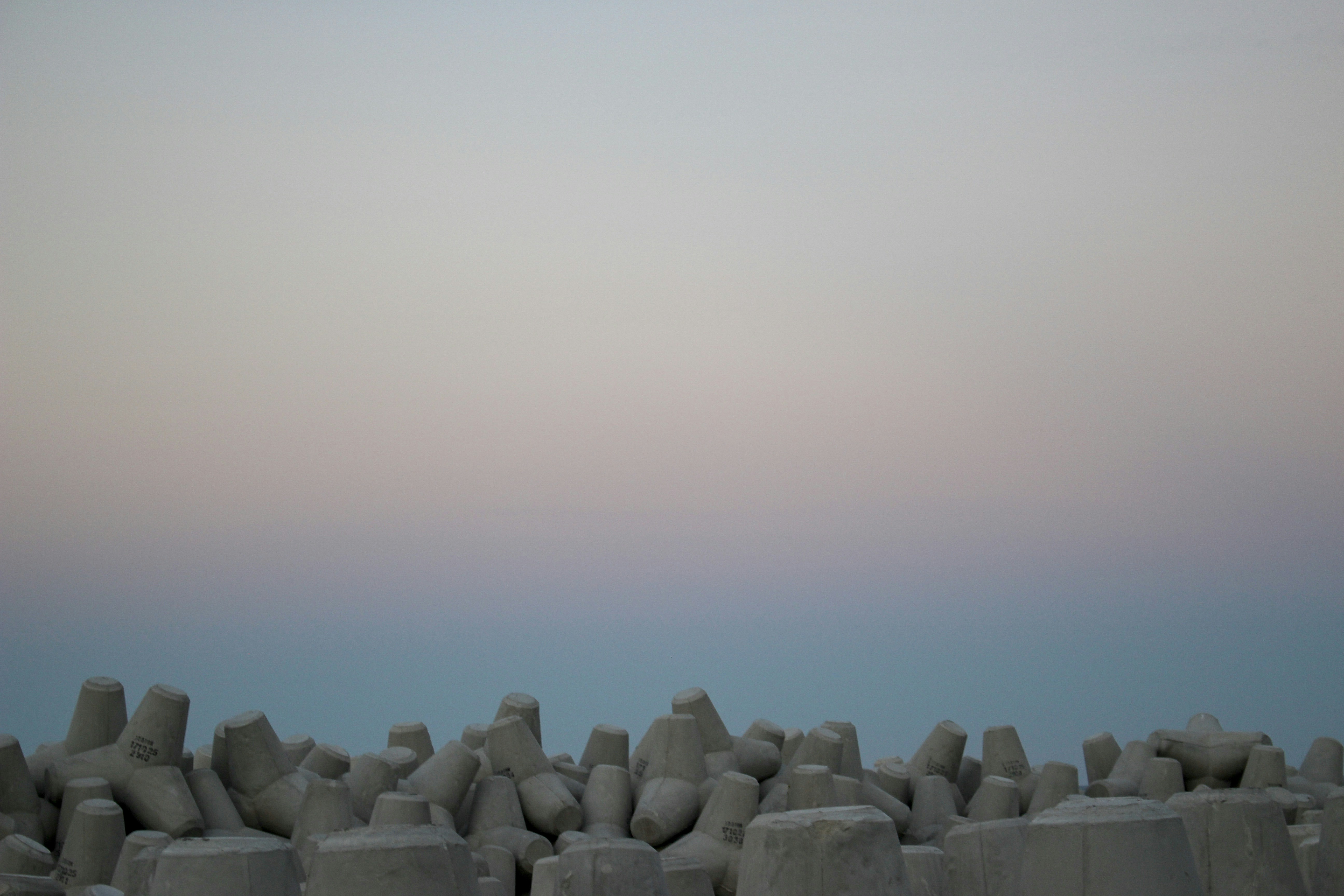 gray rock formation