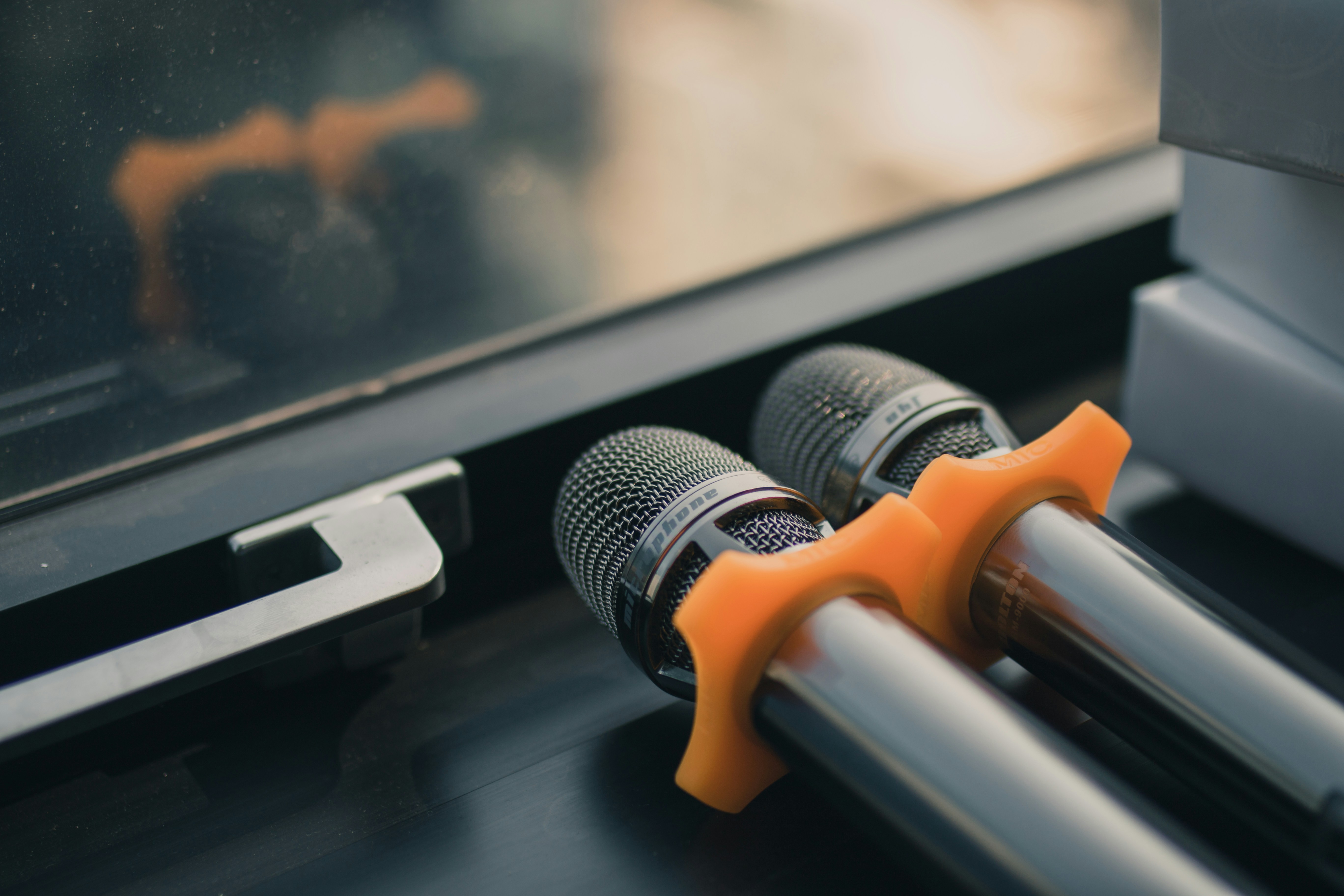 Two black microphones photo – Free Brown Image on Unsplash