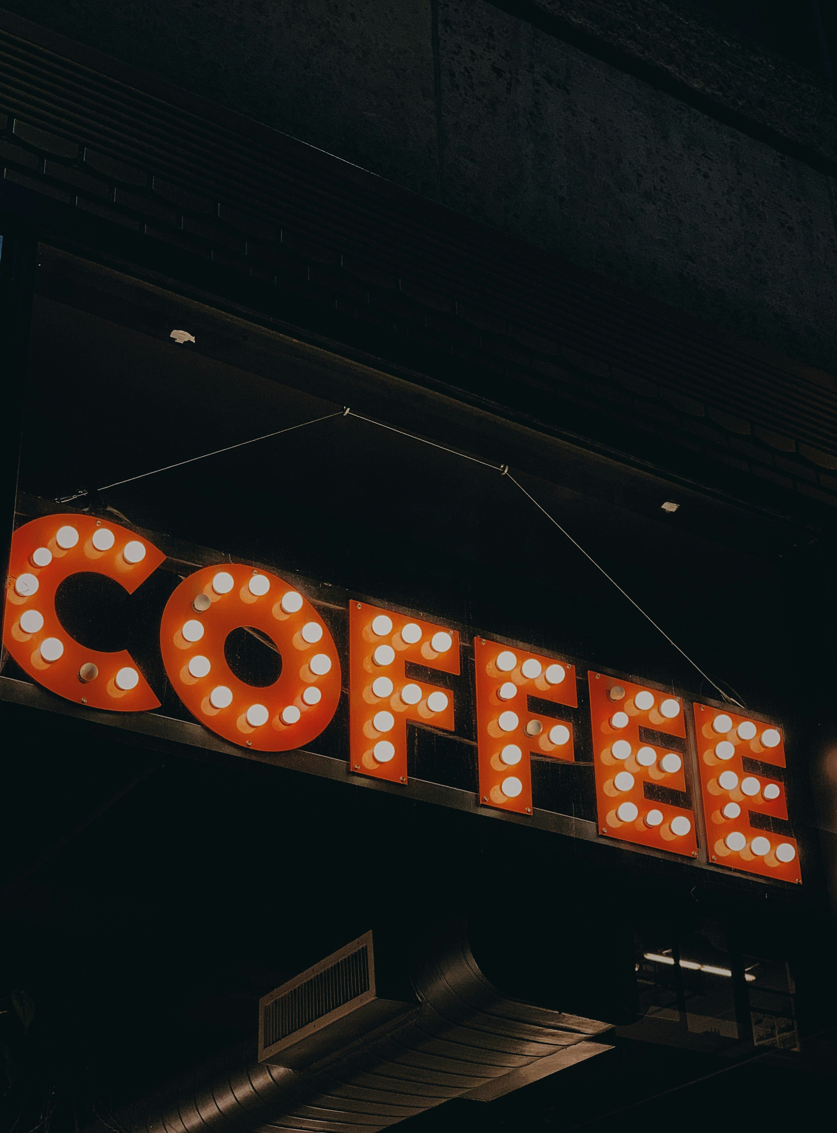 Lighted coffee marquee at nighttime photo – Free Coffee Image on Unsplash