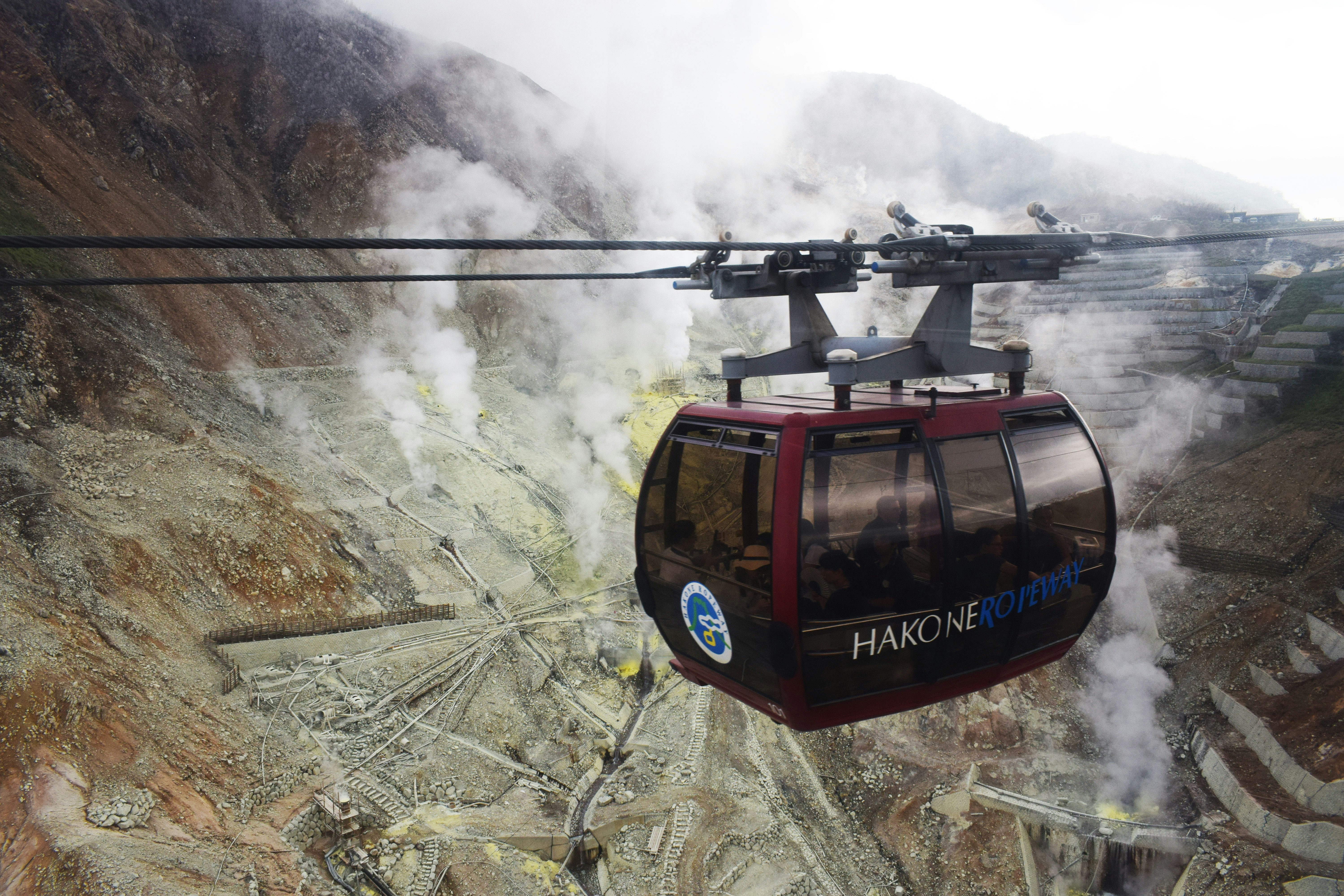 Red and black cable car photo – Free Japan Image on Unsplash