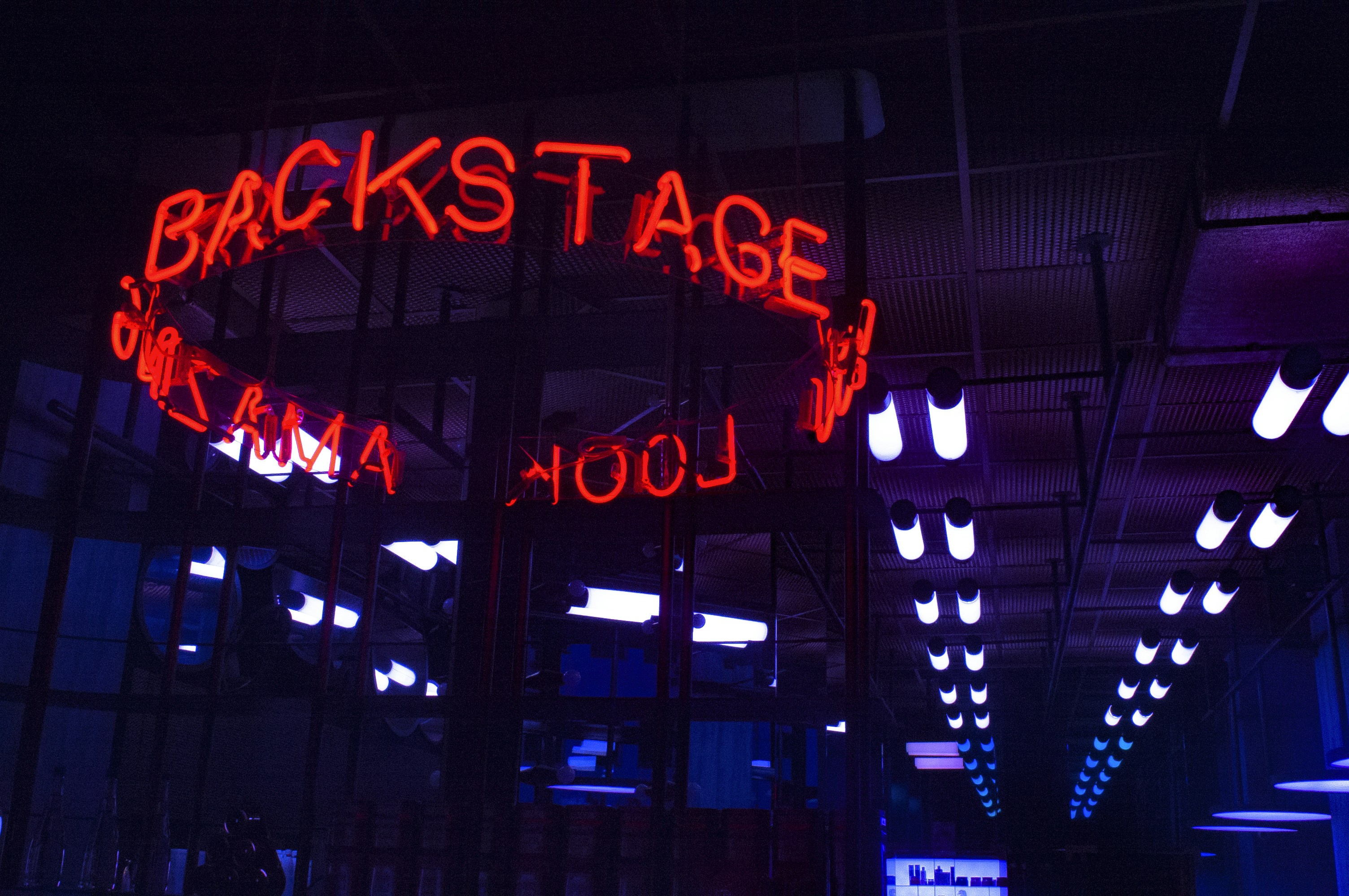 Backstage LED signage photo – Free Neon Image on Unsplash