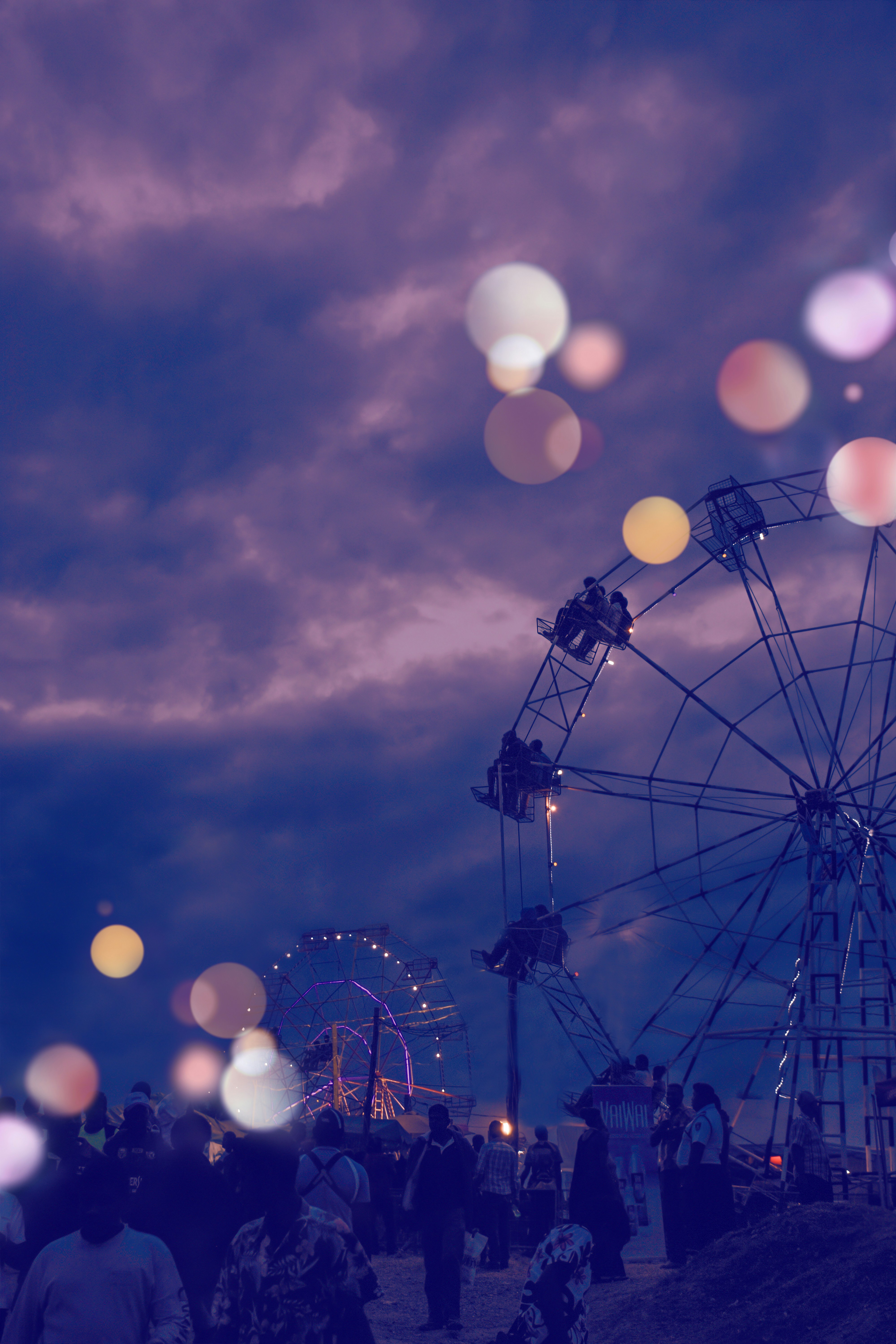 Ferris Wheel view photo – Free Night sky Image on Unsplash