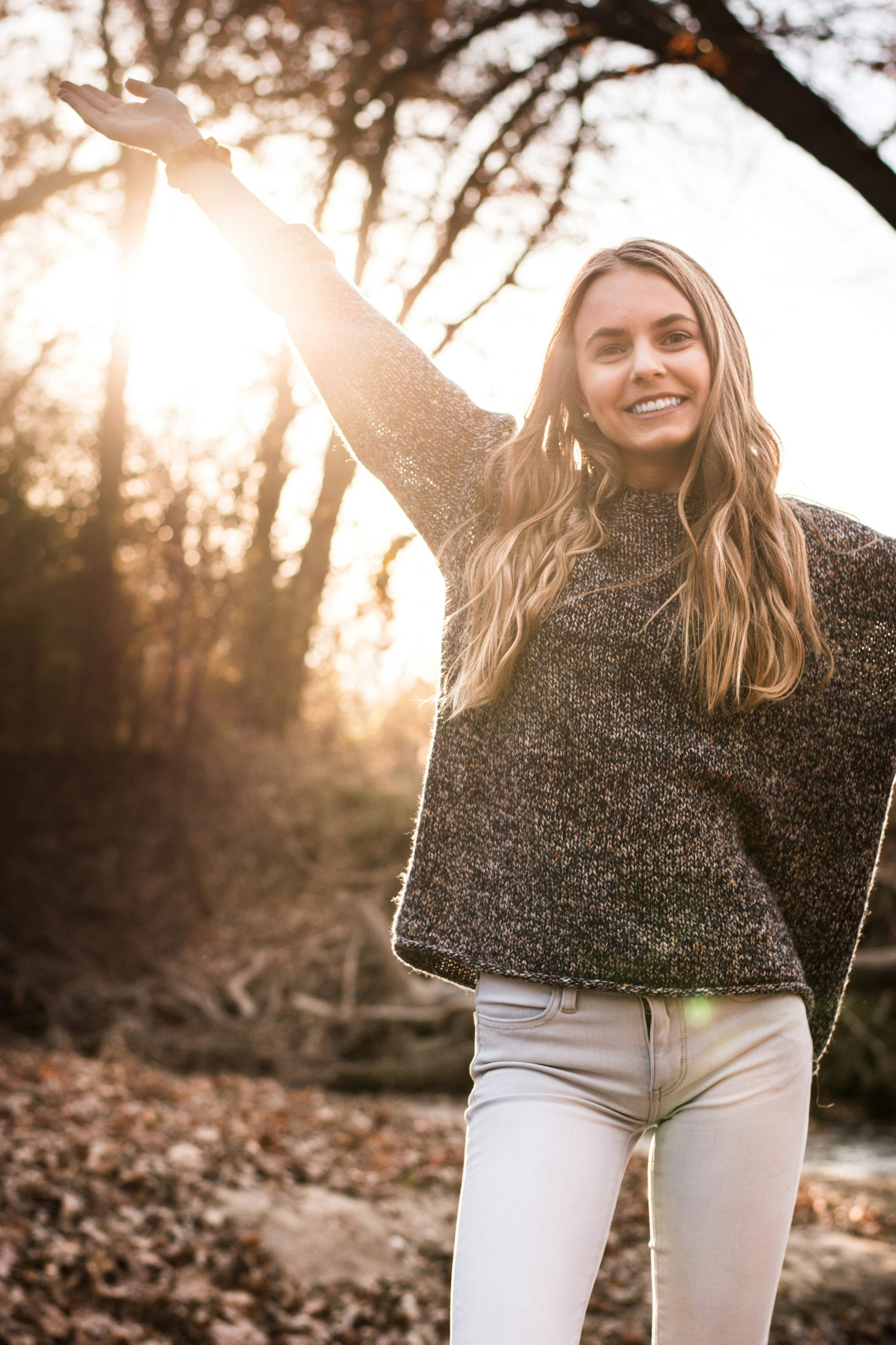 Woman raising right hand during daytime photo – Free United states of ...