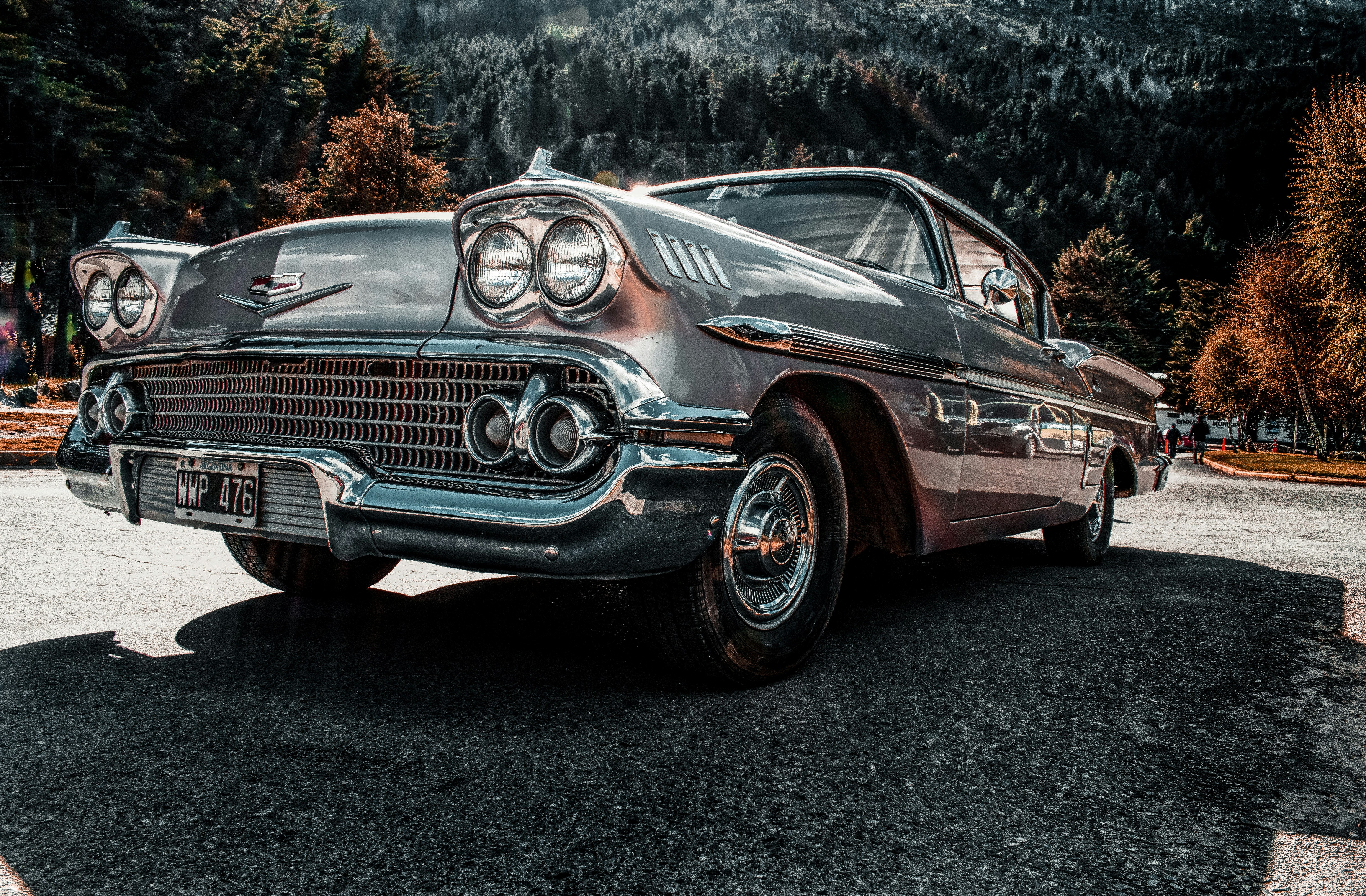 Grey classic car on paved road during daytime photo – Free Car Image on ...