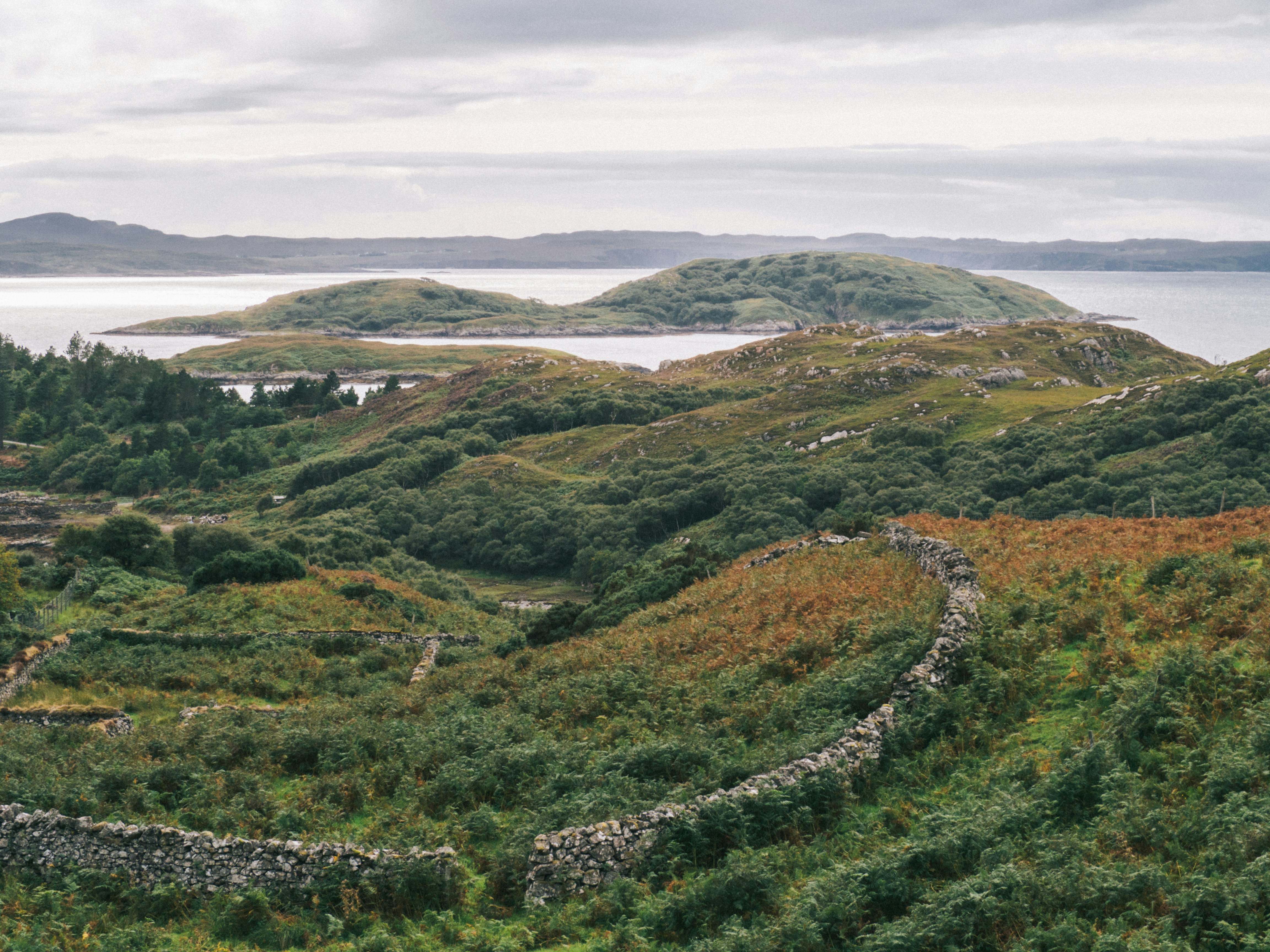 Curving Stones Overlooking a Sea-Lorg: A Highland Farmscape