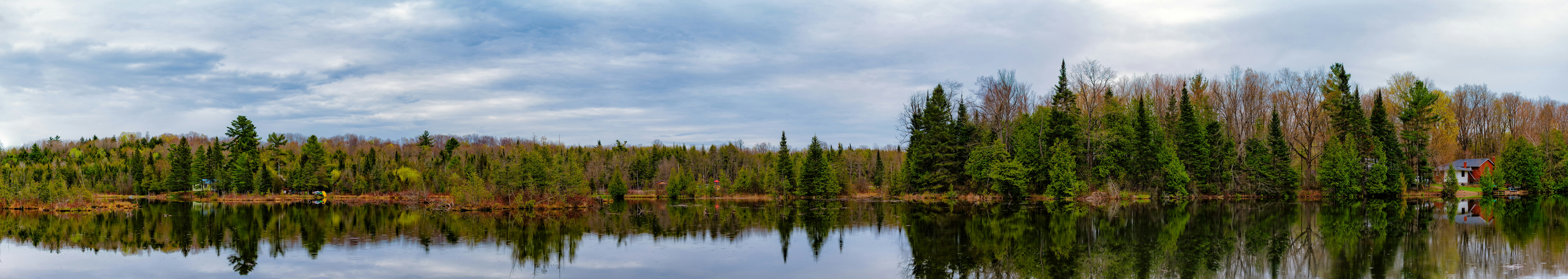 Reflections of Tranquility on a Serene Lake