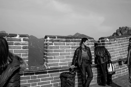 On the Ramparts: A Quiet Moment by the Brick Wall